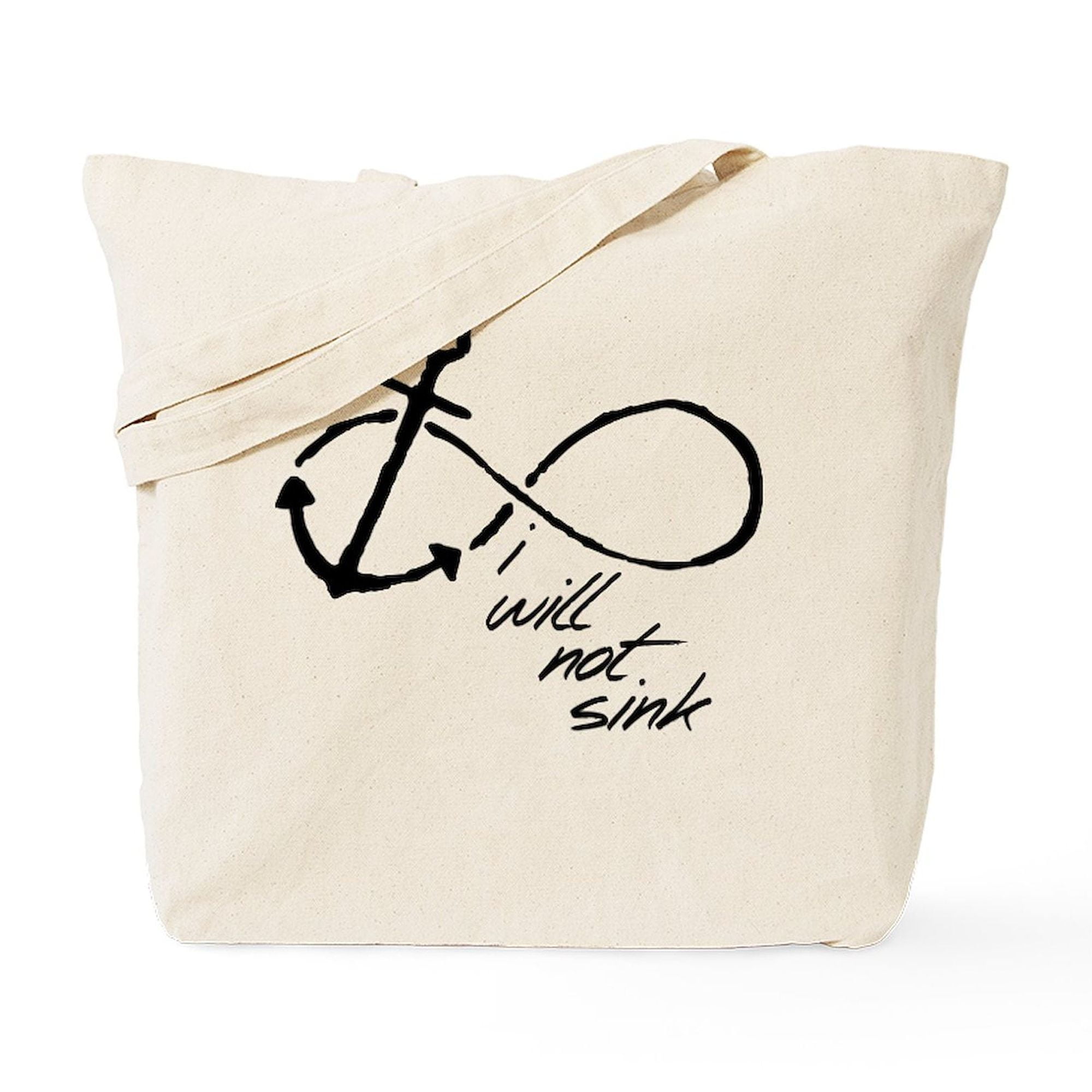 CafePress - Infinity Anchor Refuse To Sink Tote Bag - Unisex Canvas ...