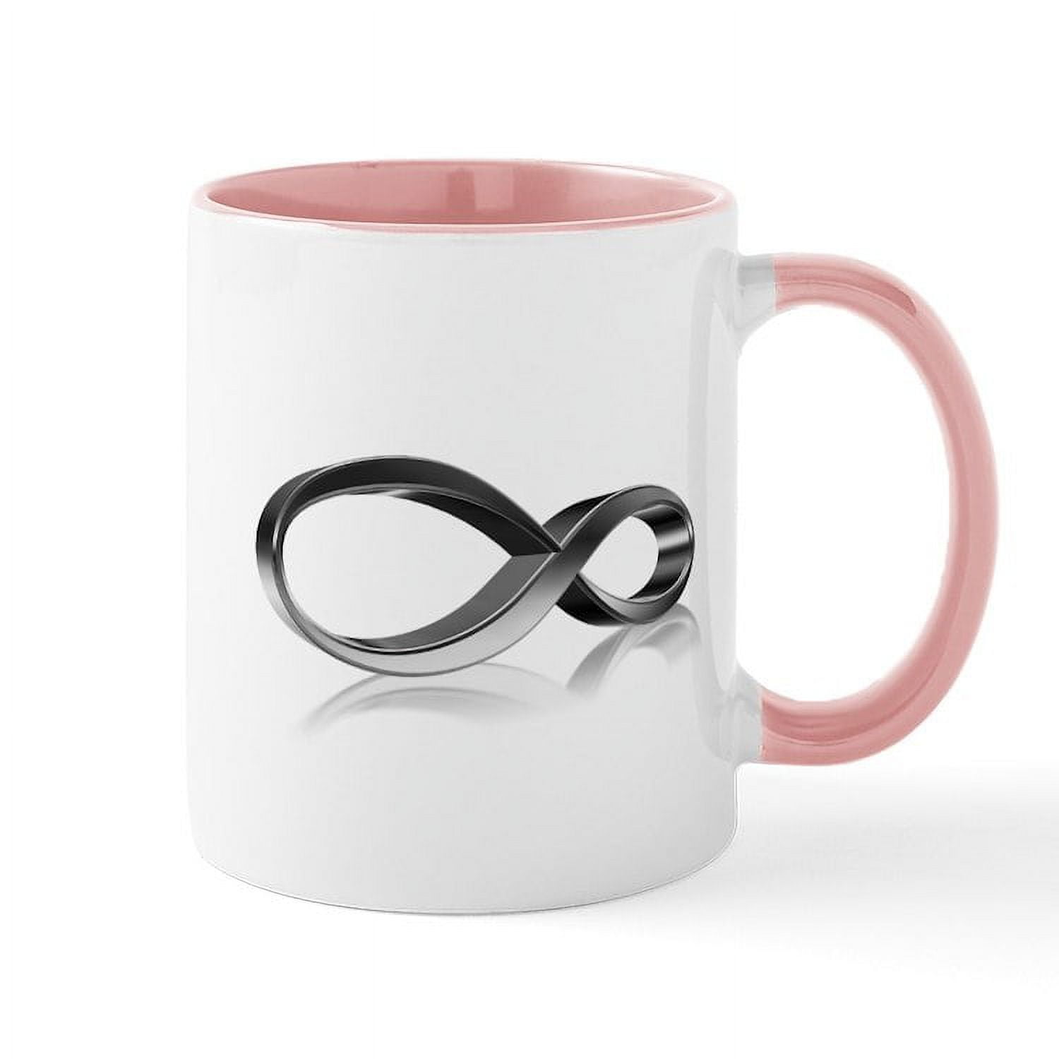 CafePress - Infinity Symbol Mugs - 11 oz Ceramic Mug - Novelty Coffee ...