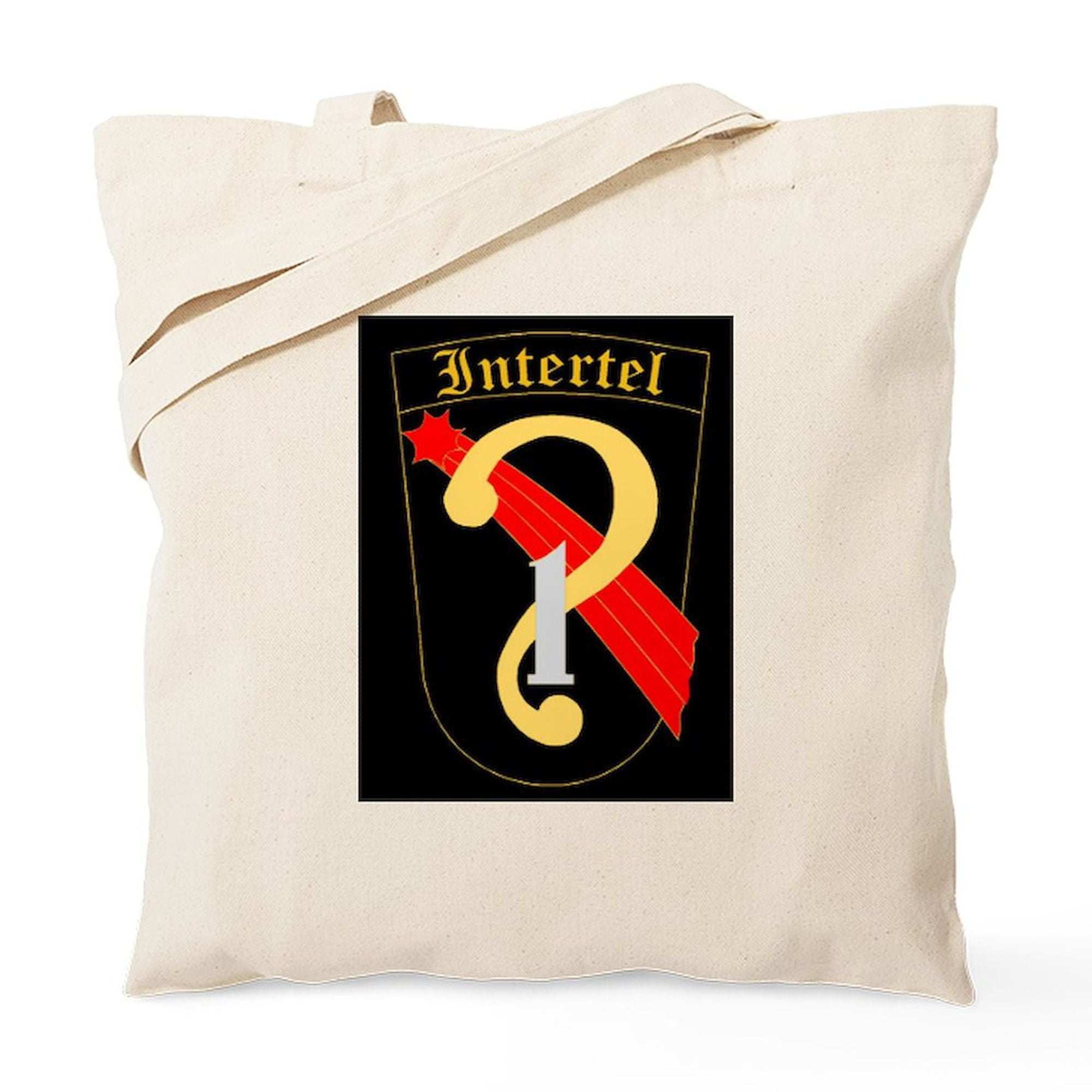 CafePress - Intertel Logo Tote Bag - Unisex Canvas Tote Bag, Beige, 1 ...