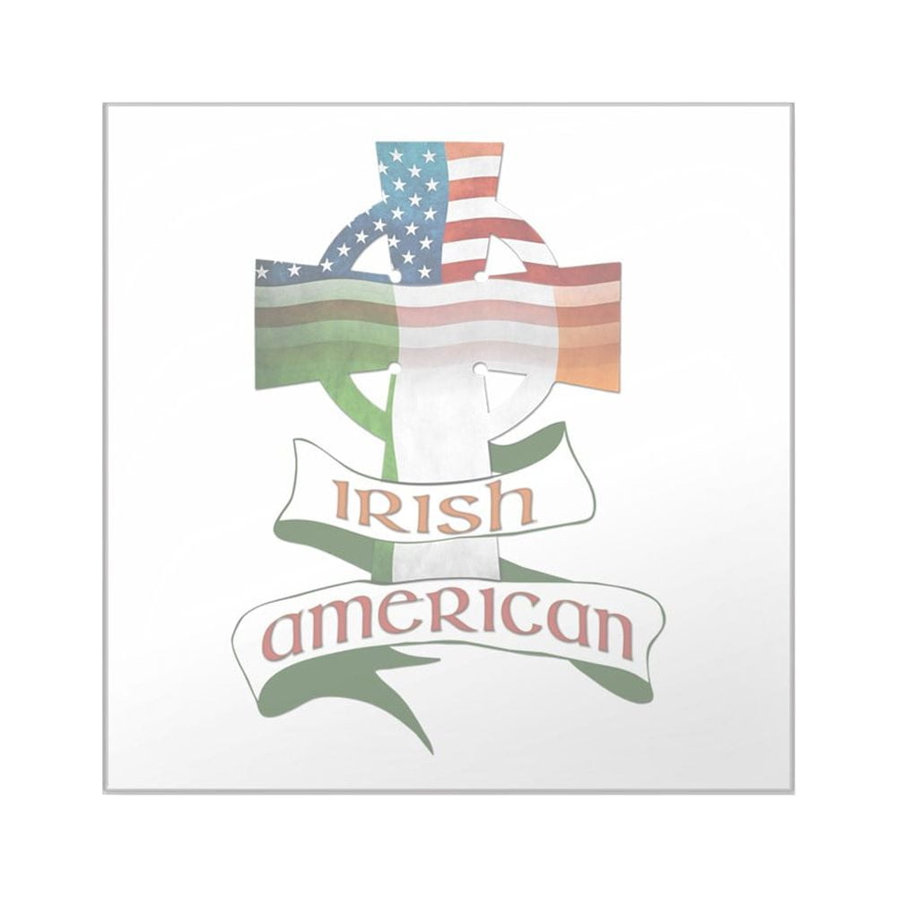 CafePress - Irish American Celtic Cross Square Sticker 3& - Square ...