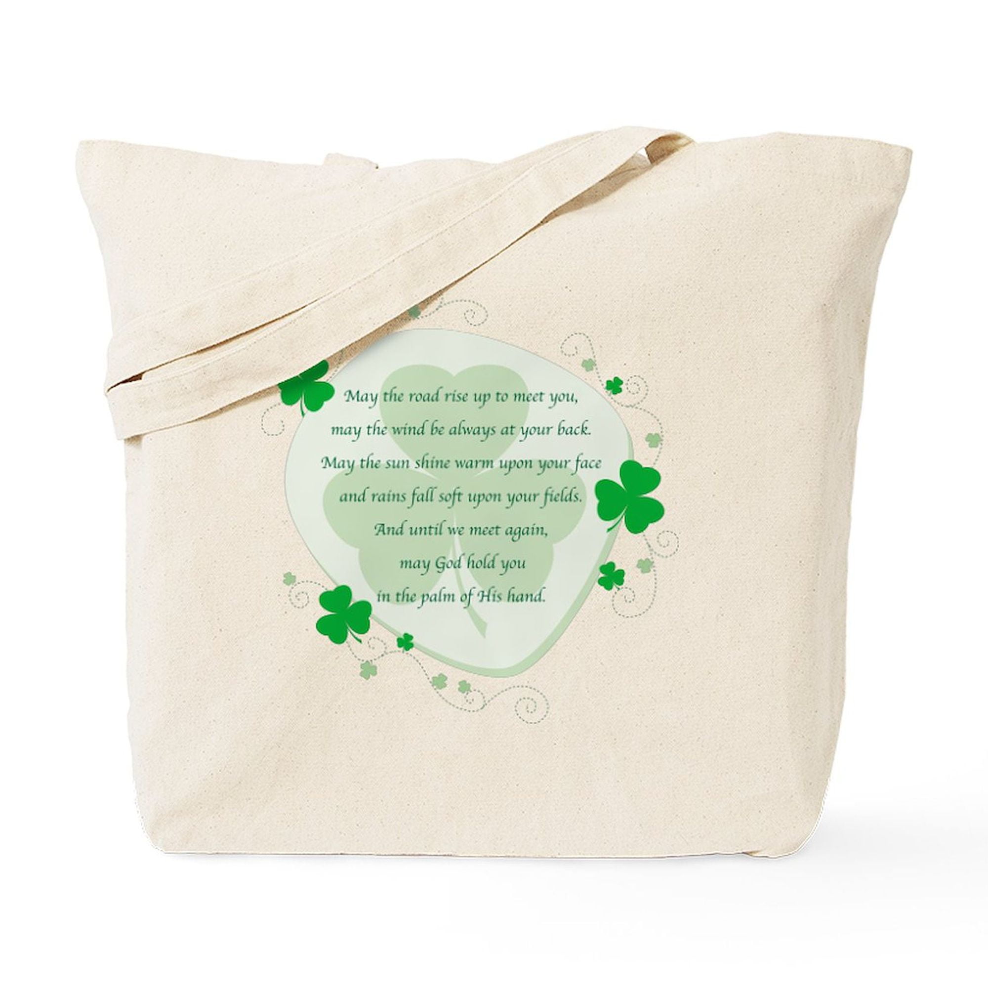 CafePress - Irish Blessing Tote Bag - Unisex Canvas Tote Bag, Beige, 1 ...
