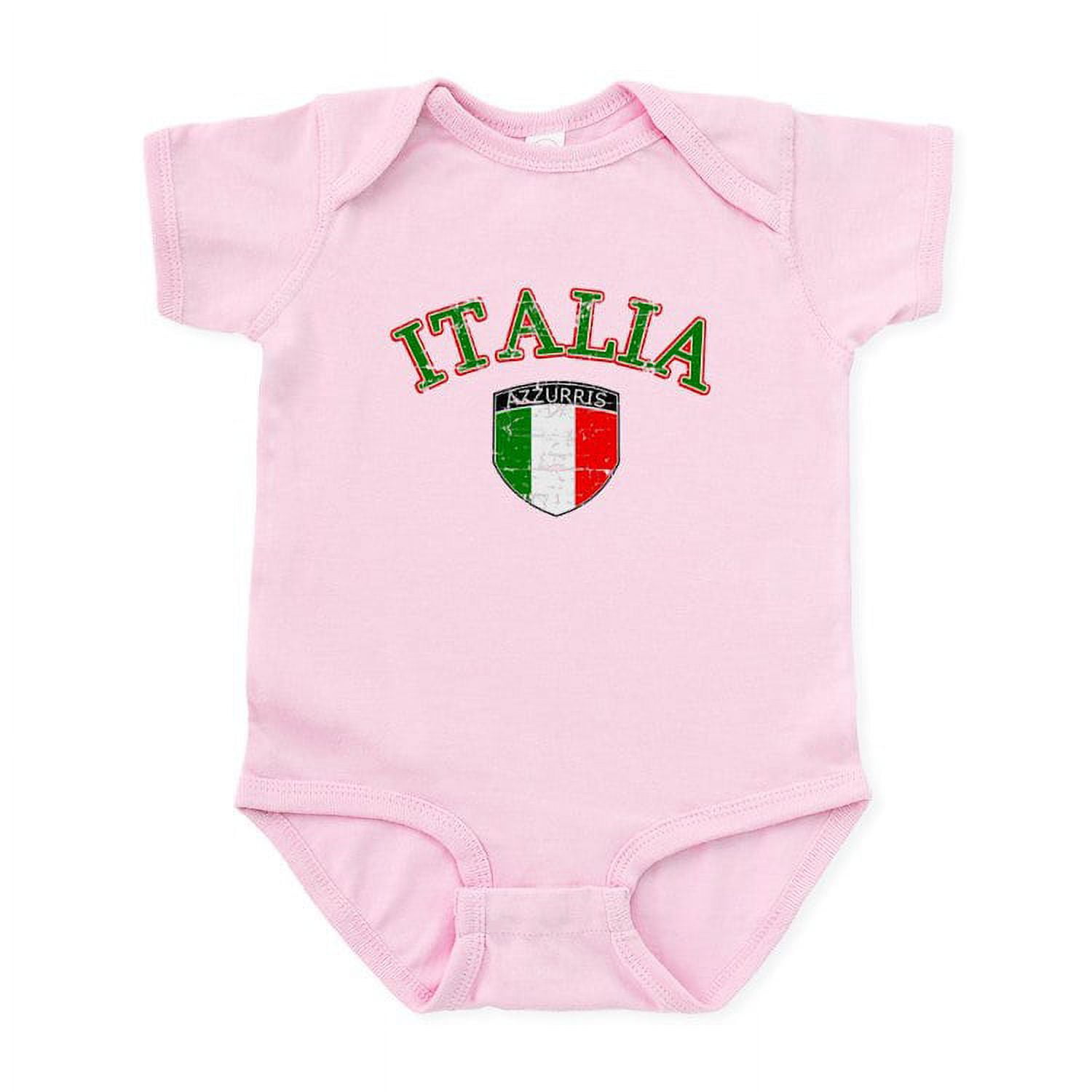 CafePress - Italian Soccer Infant Bodysuit - Baby Light Bodysuit, Size ...