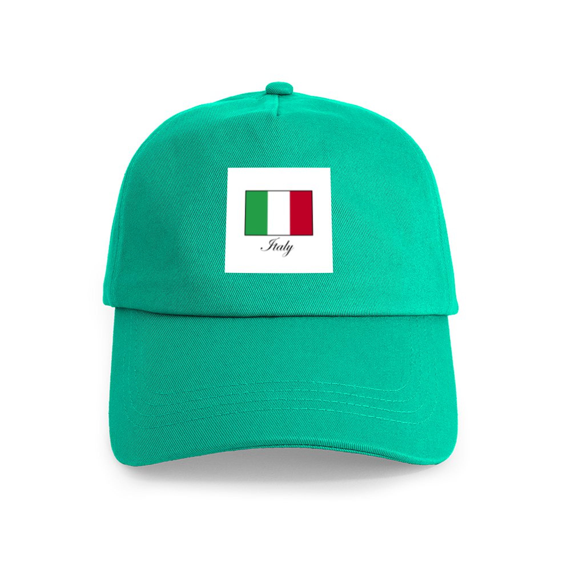CafePress - Italy Italian Flag Cap - Adjustable 100% Brushed Unisex ...