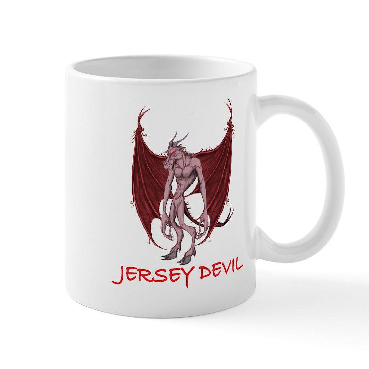 CafePress - JERSEY DEVIL Mug - 11 oz Ceramic Mug - Novelty Coffee Tea ...