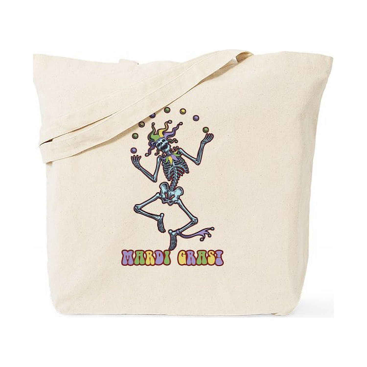 CafePress - Juggling Jester Skeleton Tote Bag - Unisex Canvas Tote Bag ...
