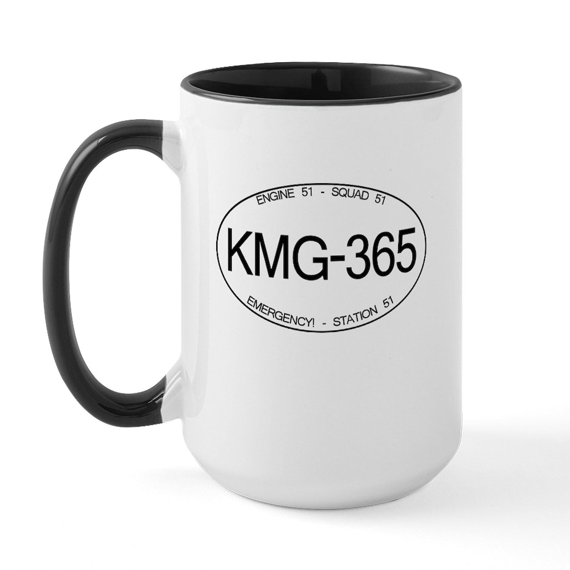 CafePress - KMG 365 Squad 51 Emergency Large Mug - 15 oz Ceramic Large ...