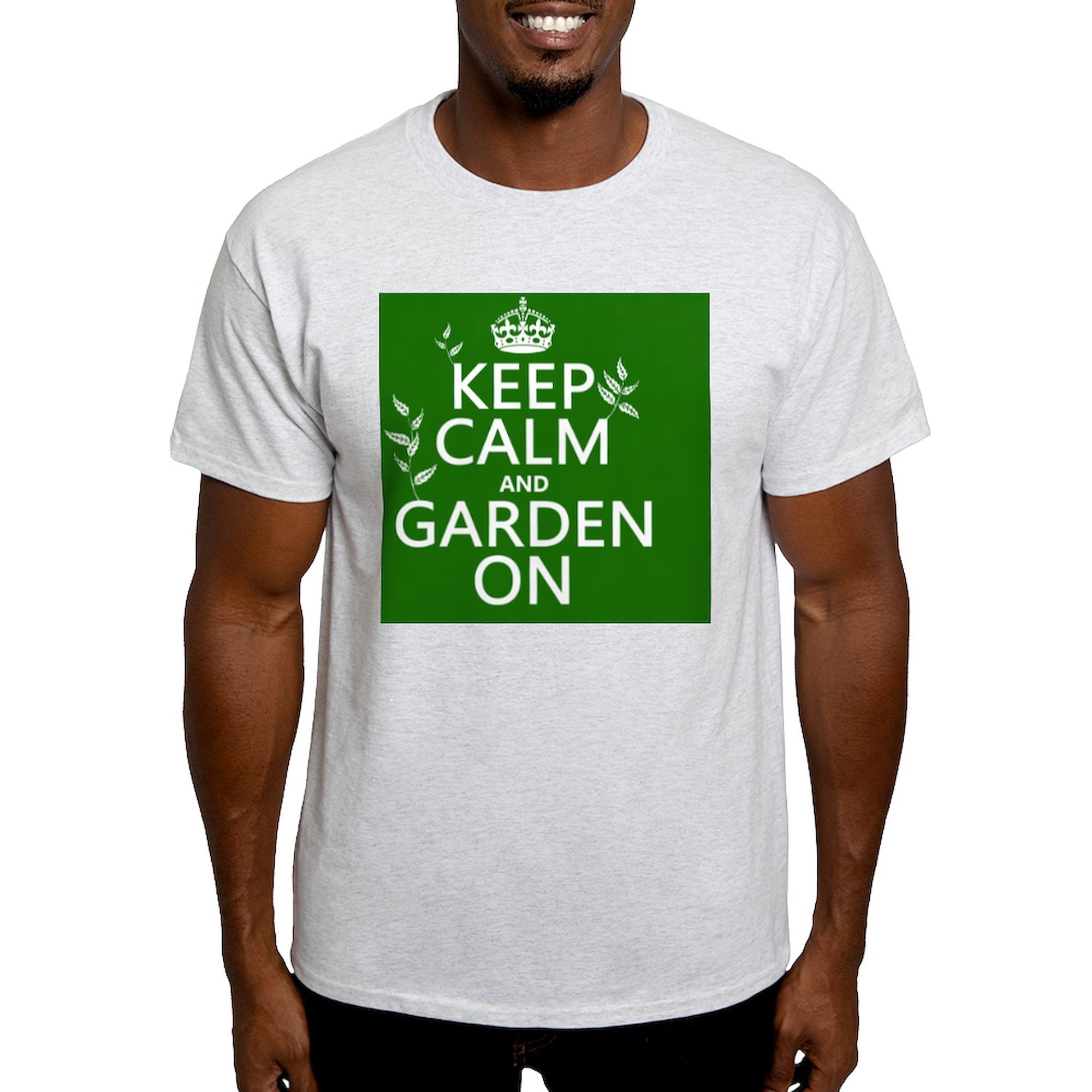 CafePress - Keep Calm And Garden On Light T Shirt - Light T-Shirt - CP ...