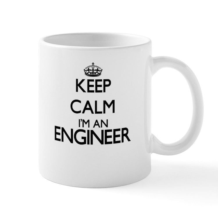 CafePress - Keep Calm I'm An Engineer Mugs - 11 oz Ceramic Mug ...