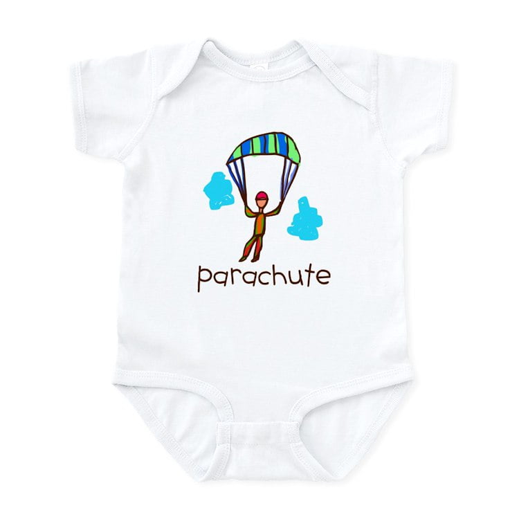 CafePress - Kid Art Parachute Infant Bodysuit - Baby Light Bodysuit ...