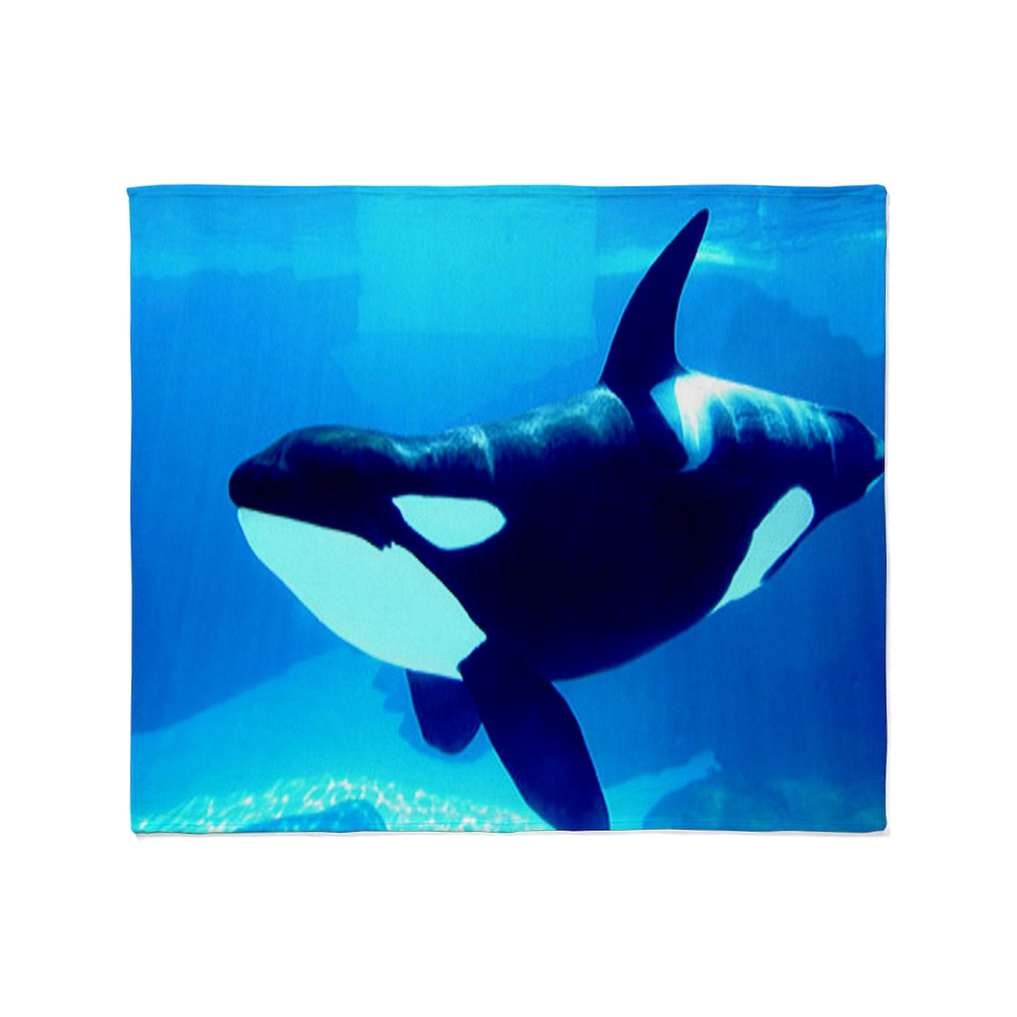 CafePress - Killer Whale Throw Blanket - Soft Fleece Throw Blanket, 50 ...