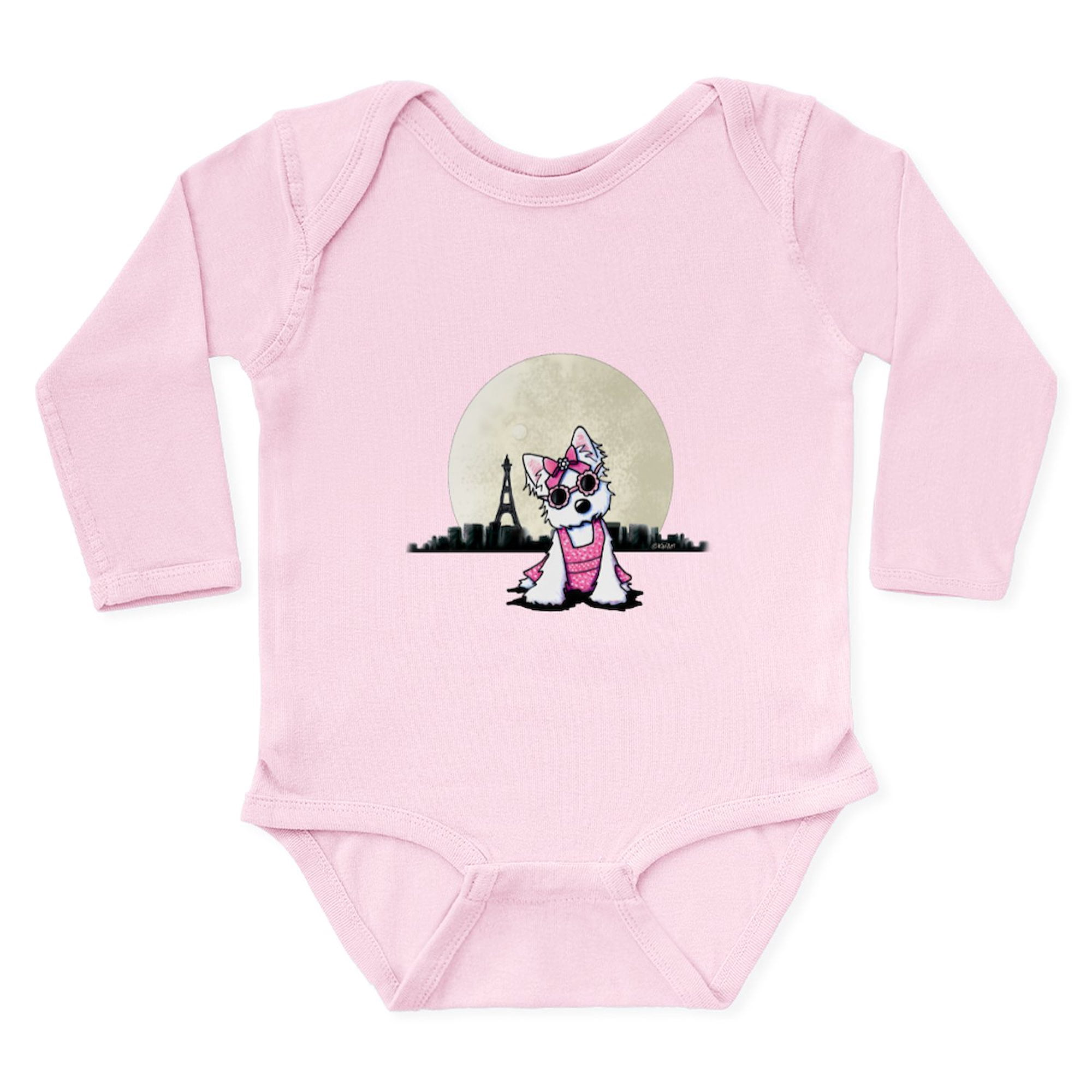 CafePress - Kiniart Paris Night Ol Long Sleeve Infant Bodysuit - Long ...