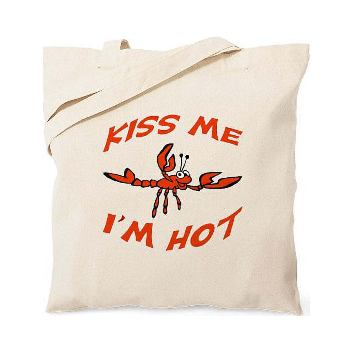 CafePress - Kiss Me Crawfish Tote Bag - Unisex Canvas Tote Bag, Beige ...