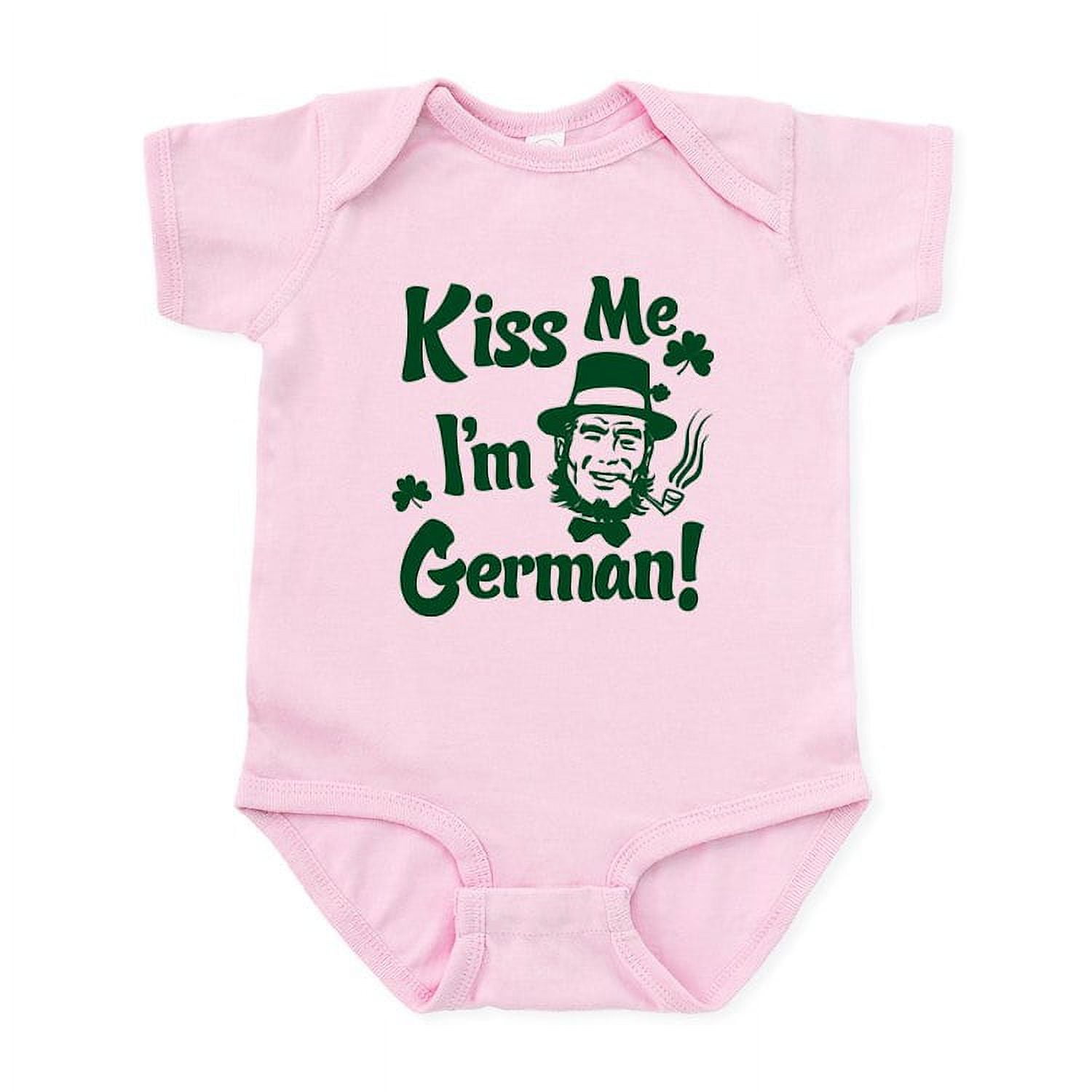 CafePress - Kiss Me I'm German Infant Bodysuit - Baby Light Bodysuit ...