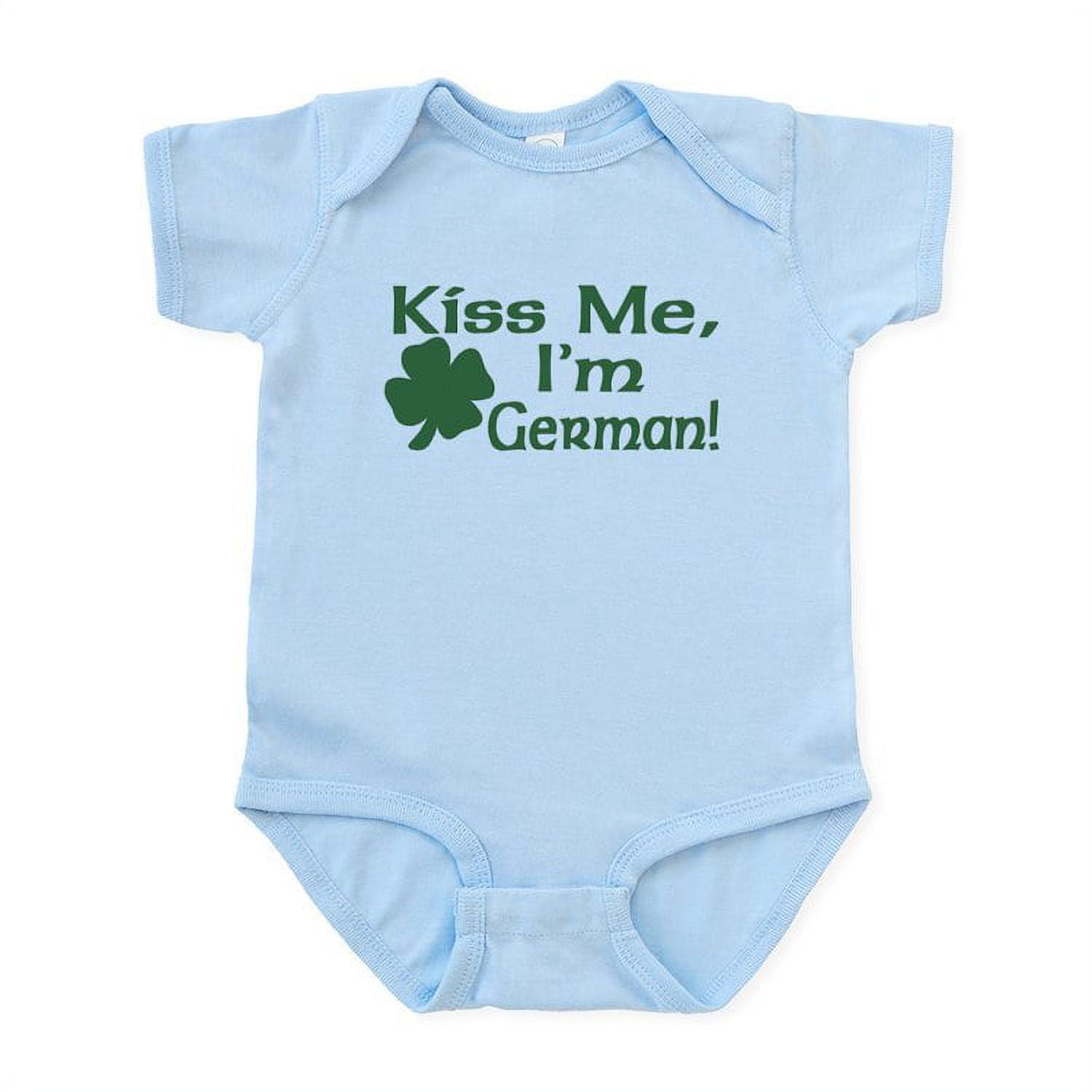 CafePress - Kiss Me I'm German Infant Bodysuit - Baby Light Bodysuit ...
