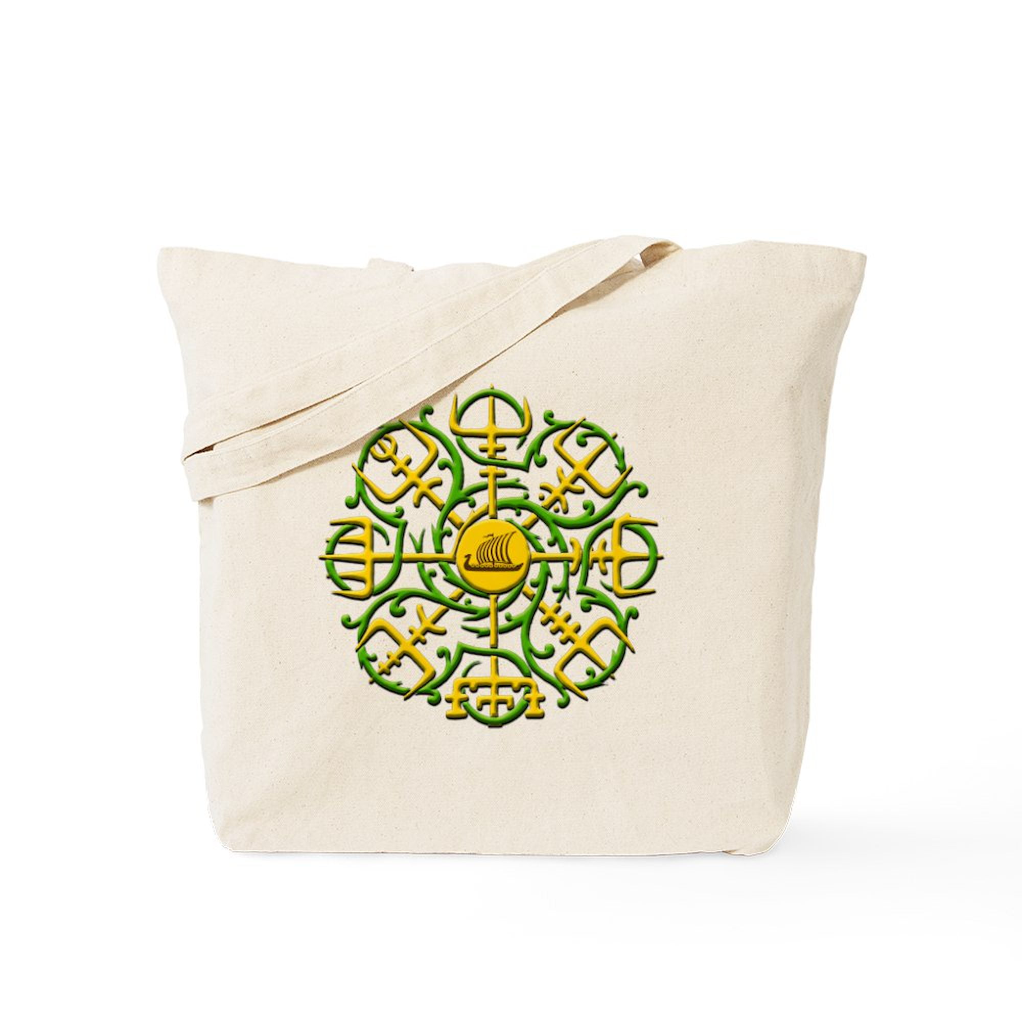 CafePress - Knotwork Vegvisir Viking Co Tote Bag - Unisex Canvas Tote ...