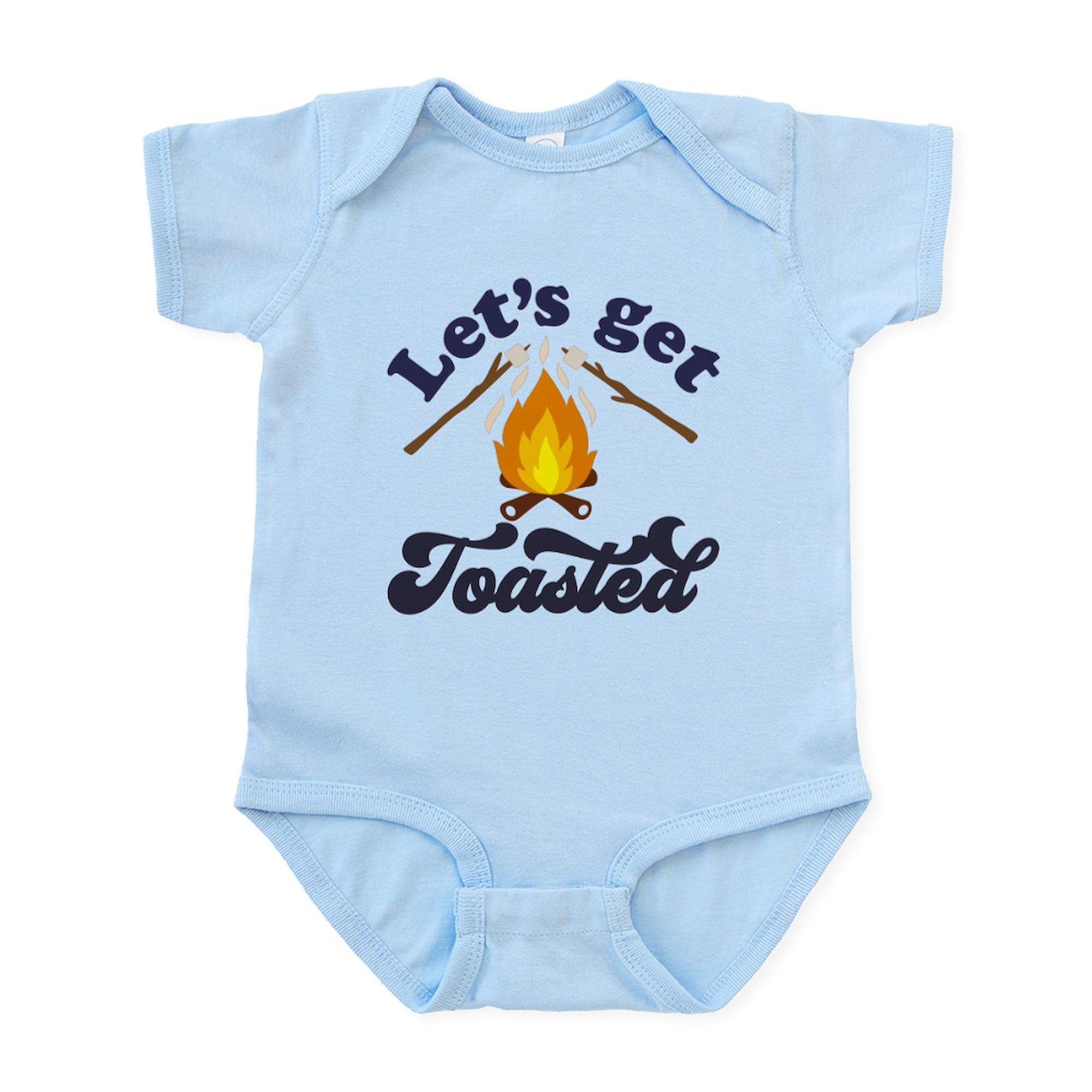 CafePress - LET's GET TOASTED Body Suit - Baby Light Bodysuit, Size ...