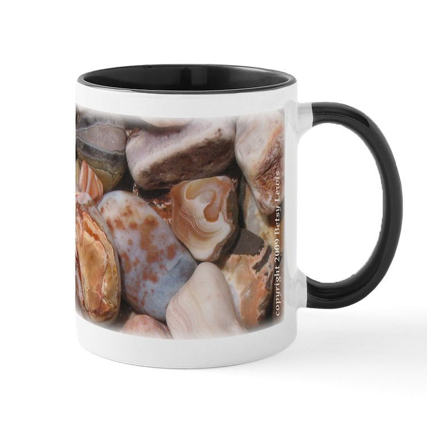 CafePress - Lake Superior Agate Mug - 11 oz Ceramic Mug - Novelty ...