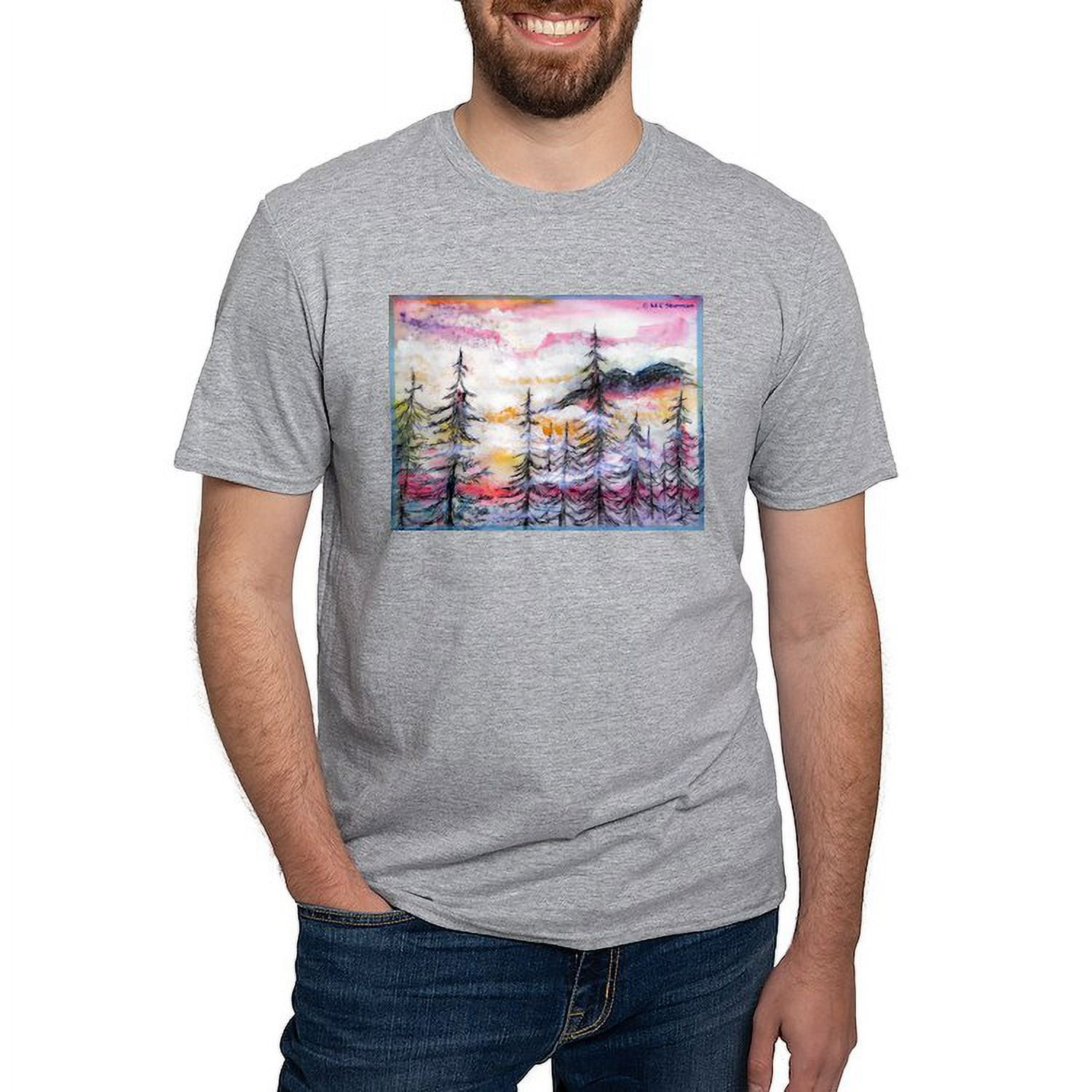 CafePress - Landscape, Colorful Art! T Shirt - Fitted T-Shirt, Vintage ...