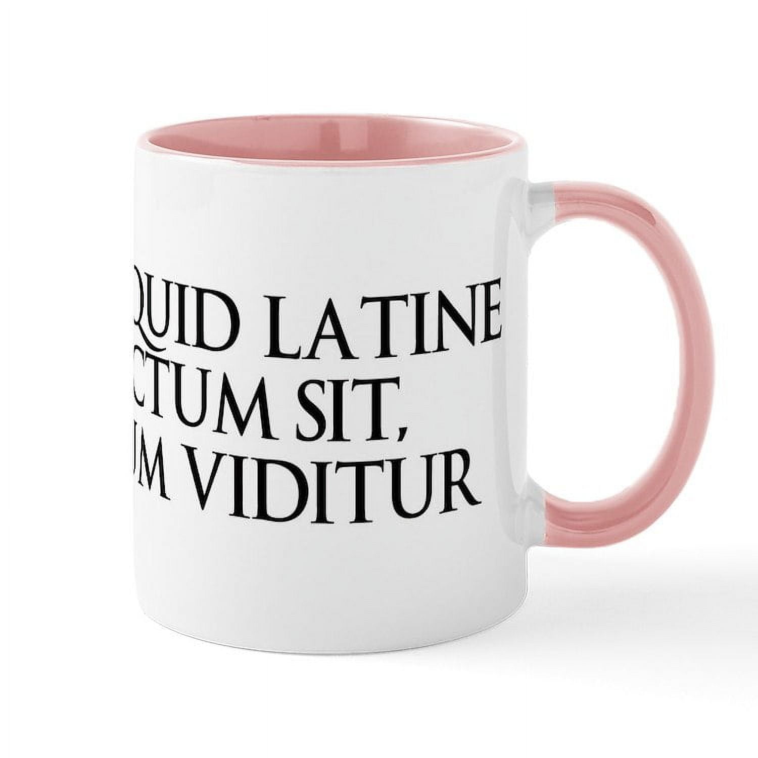 CafePress - Latin Mug - 11 oz Ceramic Mug - Novelty Coffee Tea Cup ...