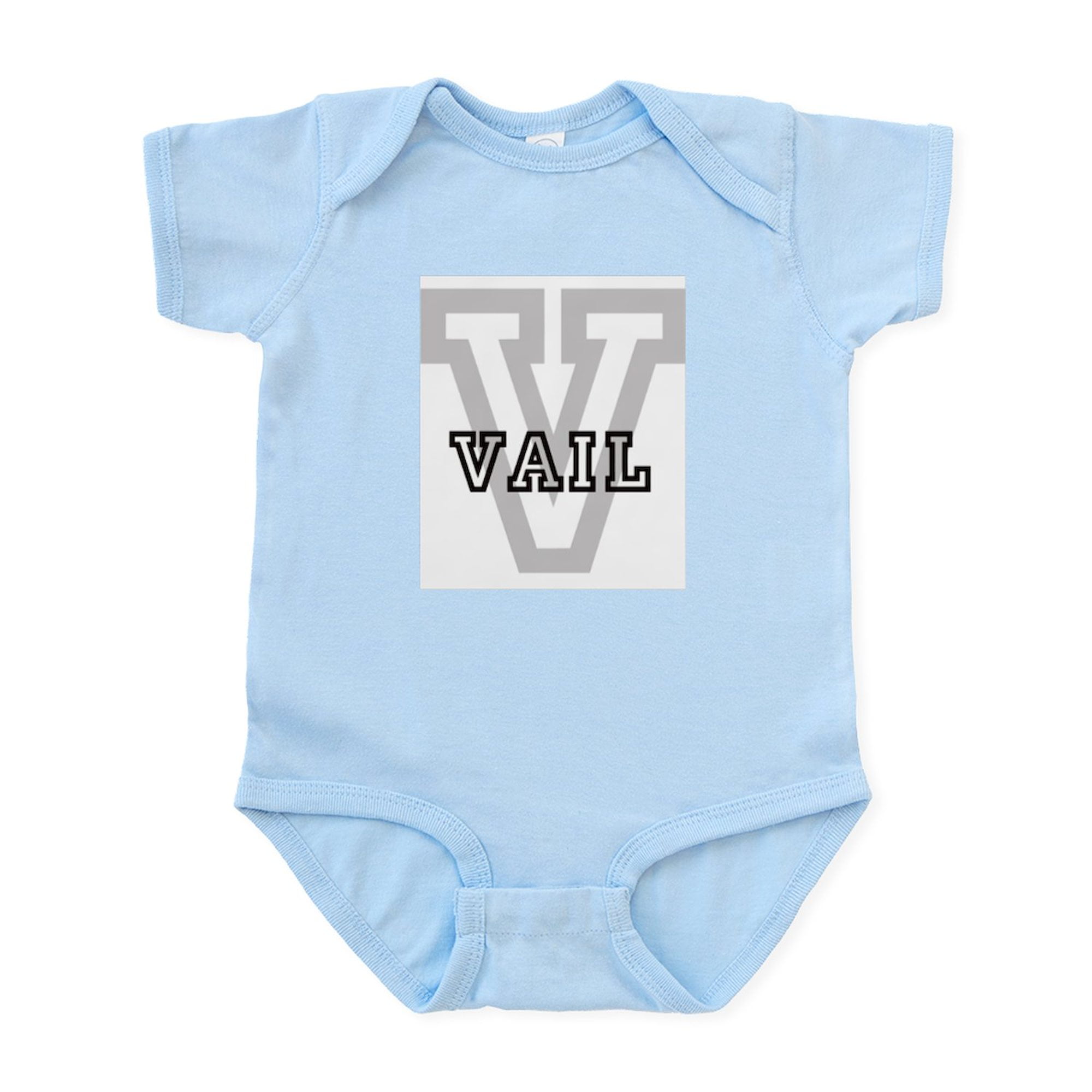 CafePress - Letter V: Vail Infant Creeper - Baby Light Bodysuit, Size ...