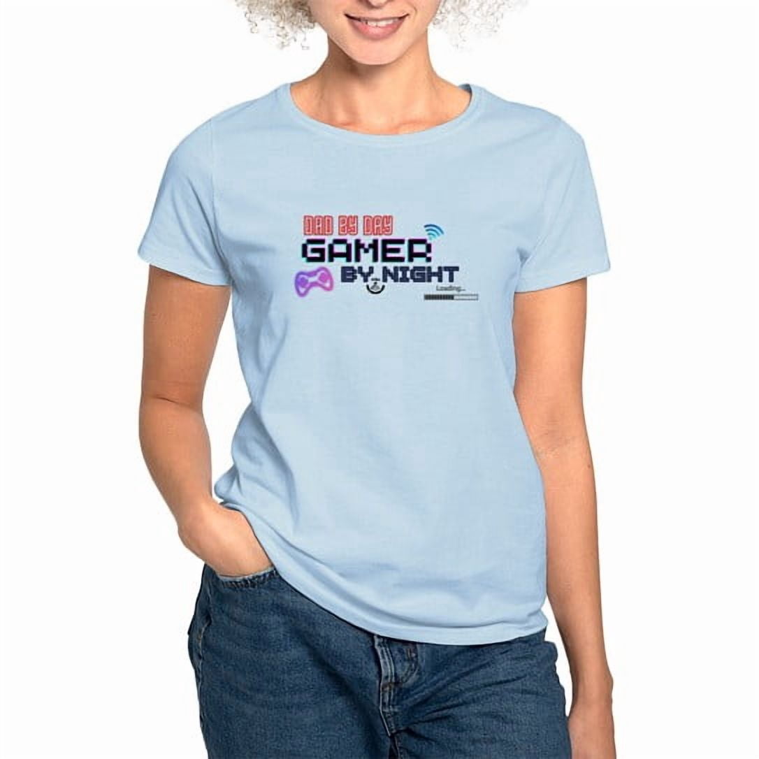 CafePress - Level Up Dad Gamer T Shirt – Retro Funny Father’S Women's ...