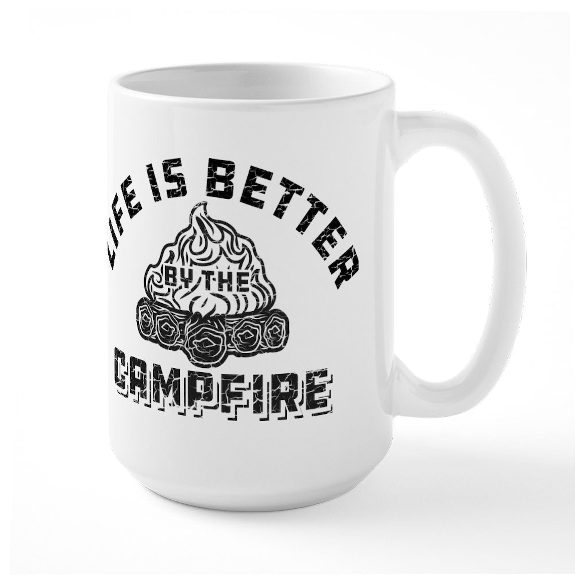 CafePress - Life Is Better By The Cam - 15 oz Ceramic Large White ...
