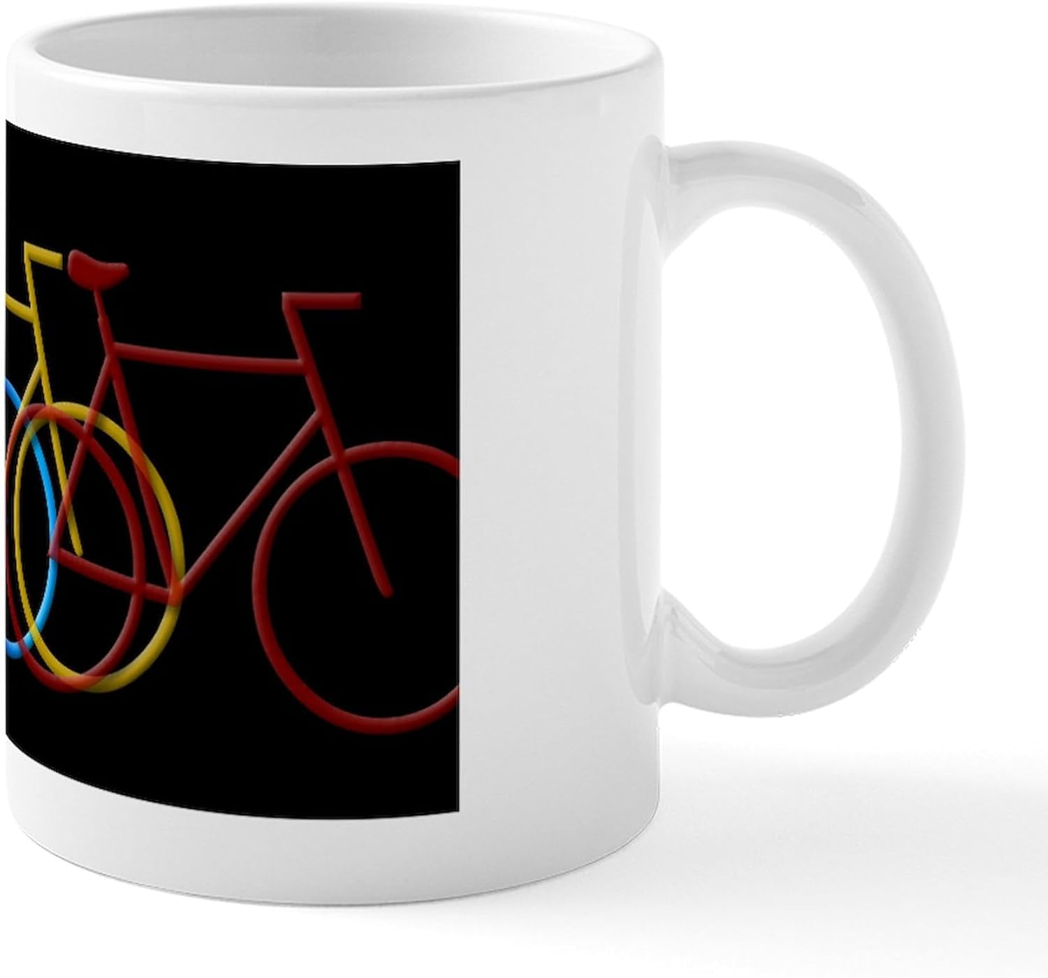 CafePress Life Is Like Riding A Bicycle, Word Art, Text Mugs 11 oz (325 ...