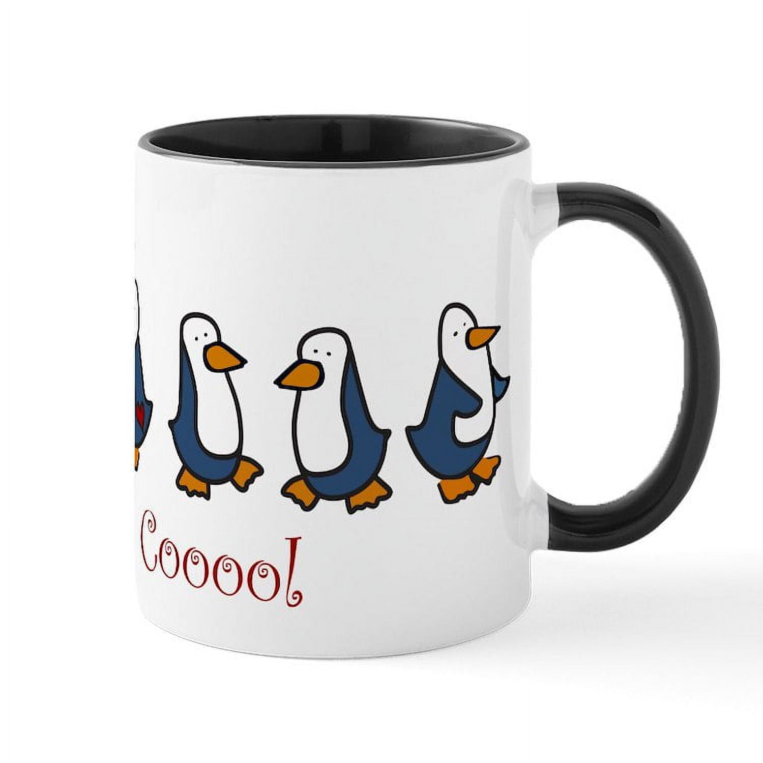 CafePress - Lifes Cool Penguins Mug - 11 oz Ceramic Mug - Novelty ...