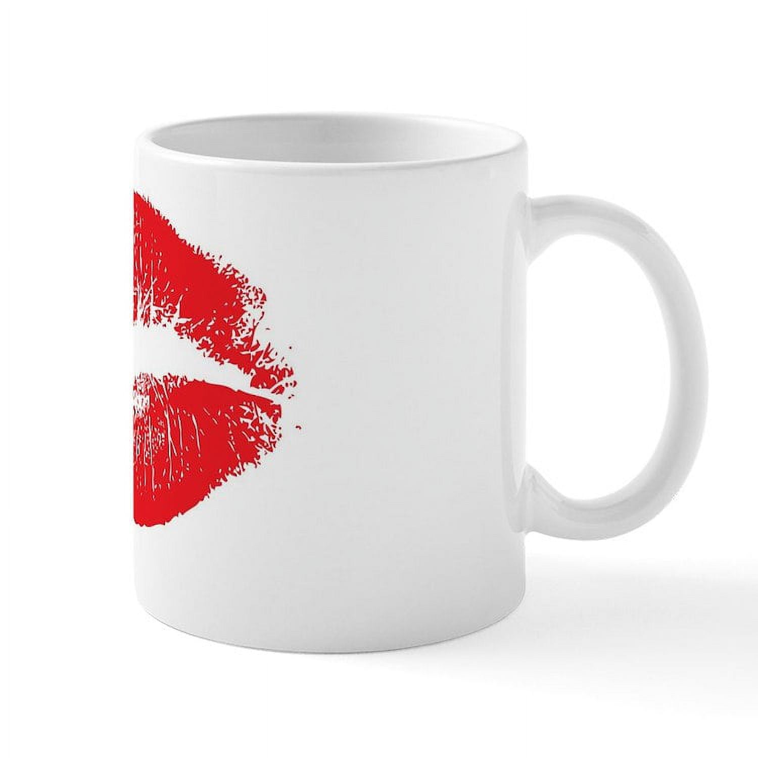 CafePress - Lips Mug - 11 oz Ceramic Mug - Novelty Coffee Tea Cup ...
