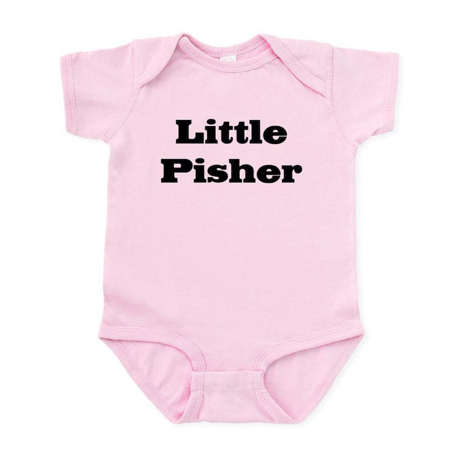 CafePress - Little Pisher Infant Bodysuit - Baby Light Bodysuit, Size ...