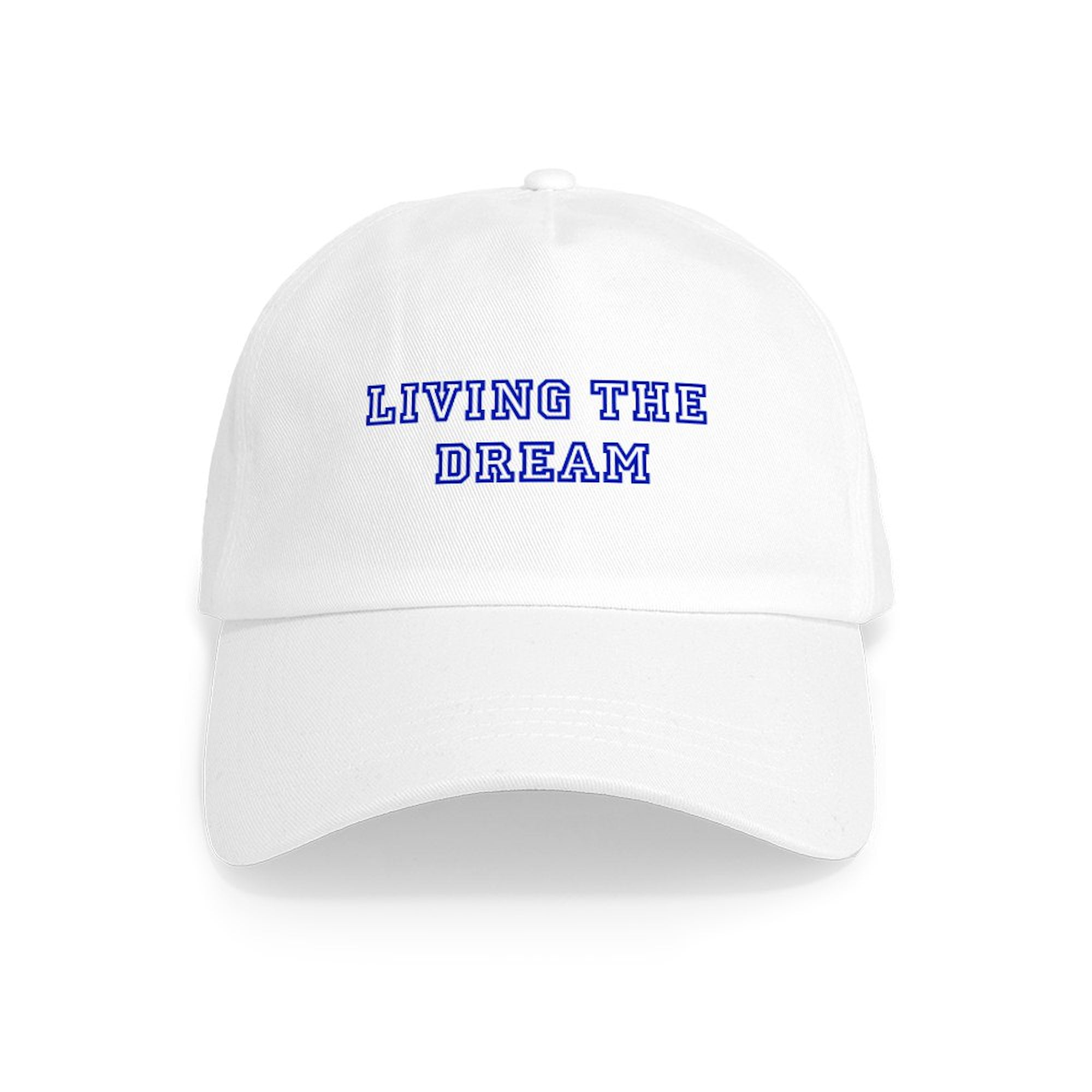 CafePress - Living The Dream Cap - Adjustable 100% Brushed Unisex ...