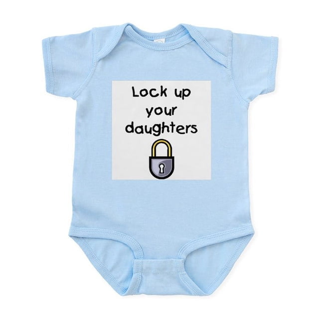 CafePress - Lock Up Your Daughters Infant Bodysuit - Baby Light ...