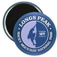 CafePress - Longs Peak Magnets - 2.25" Round Magnet, Refrigerator ...