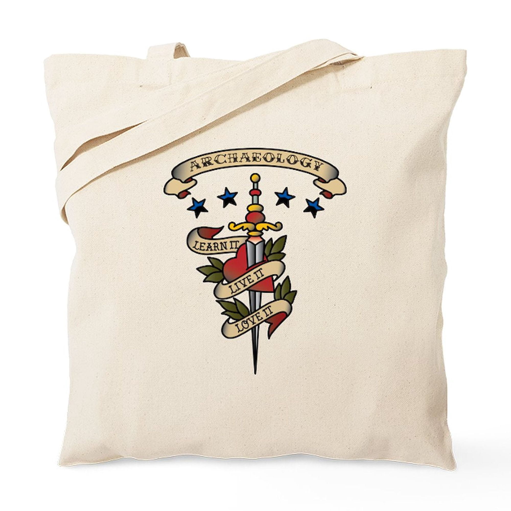 CafePress - Love Archaeology Tote Bag - Unisex Canvas Tote Bag, Beige ...