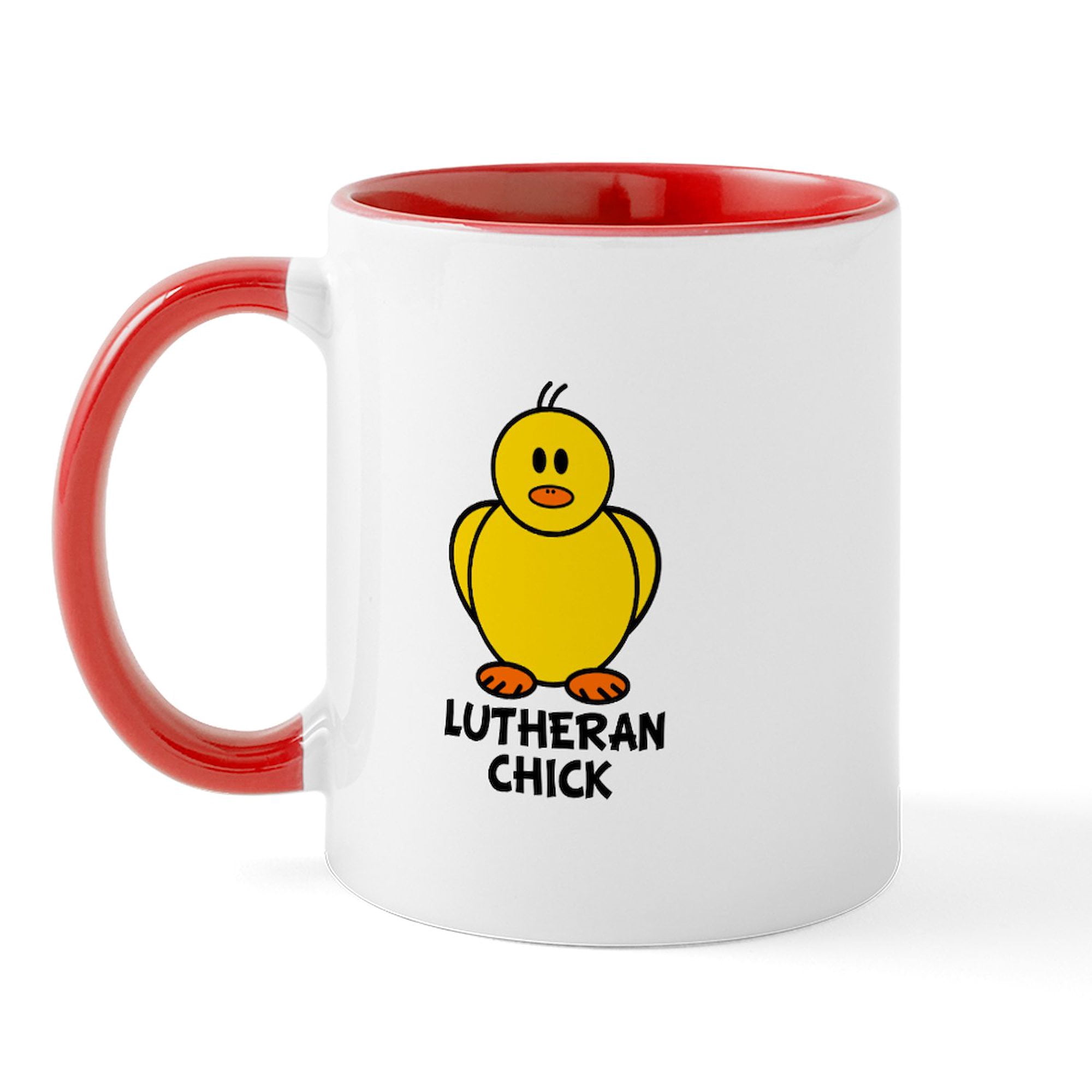 CafePress - Lutheran Chick Mug - 11 oz Ceramic Mug - Novelty Coffee Tea ...