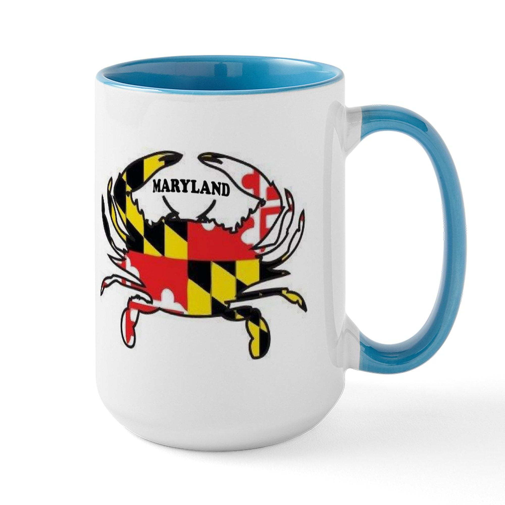 CafePress - MARYLAND CRAB Mugs - 15 oz Ceramic Large White Novelty Mug ...