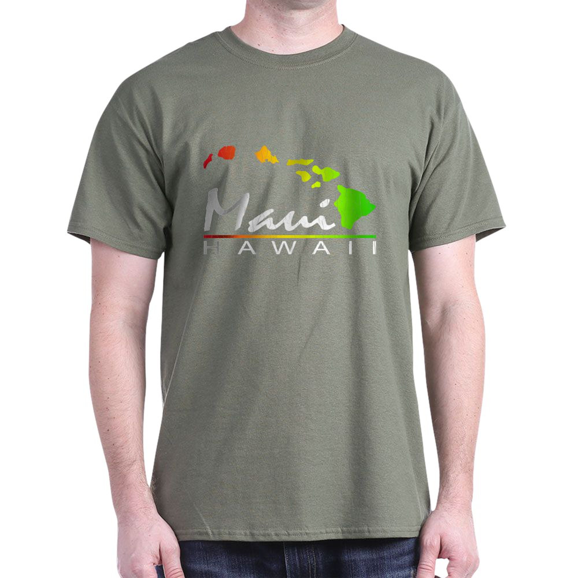 CafePress - MAUI Hawaii (Distressed Design) T Shirt - Men's Classic ...