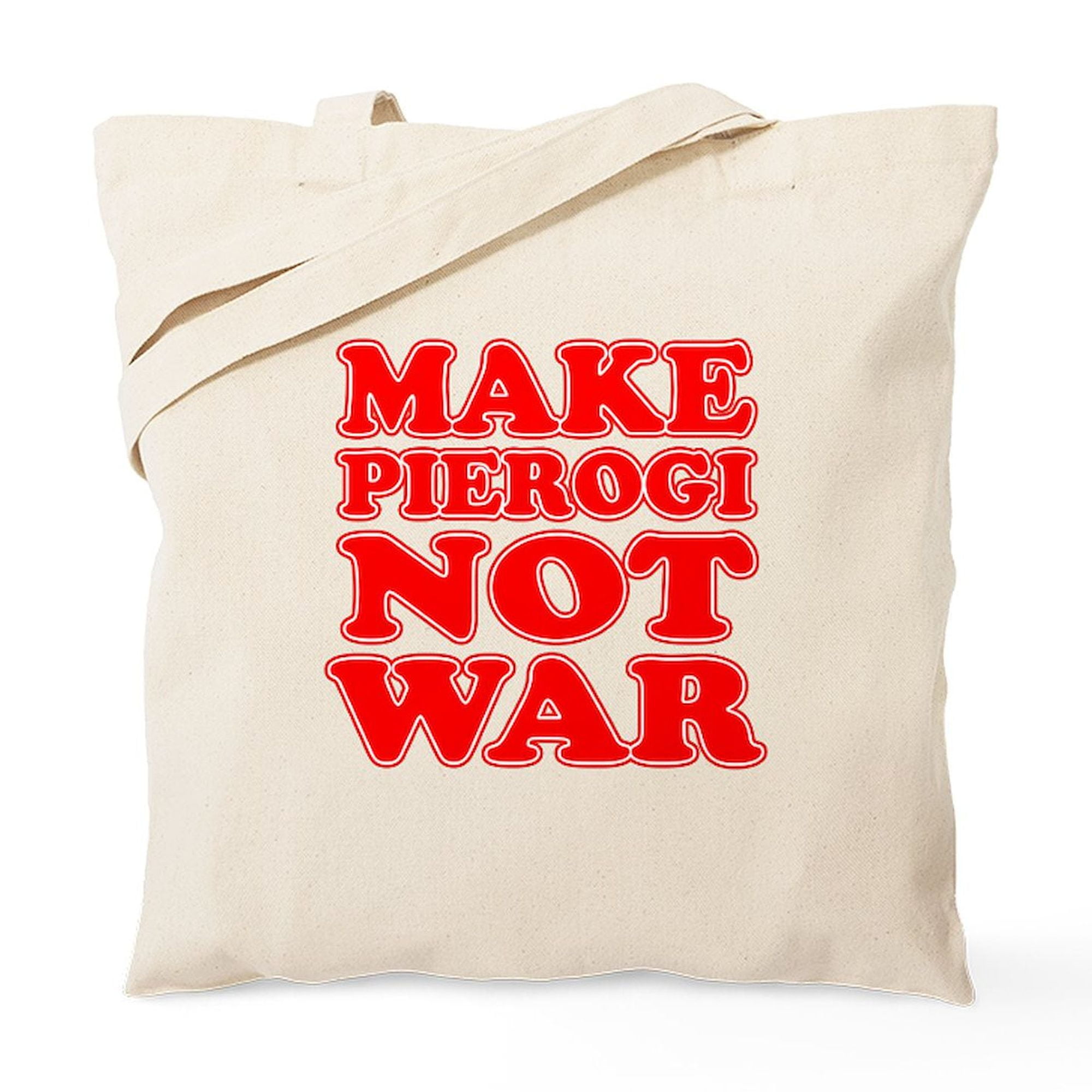 CafePress - Make Pierogi Not War Apron Tote Bag - Unisex Canvas Tote Bag, Beige, 1-Piece ...