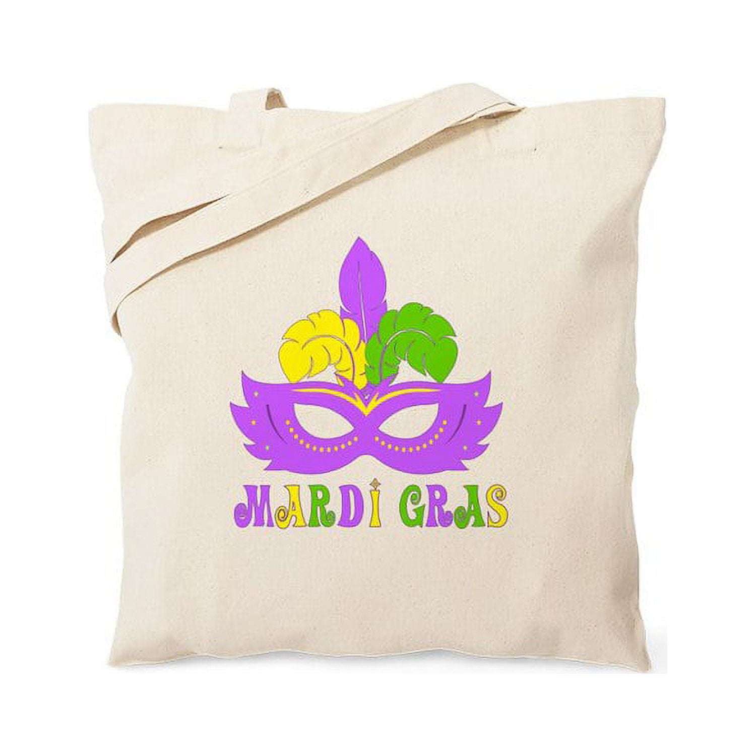 CafePress - Mardi Gras Mask Tote Bag - Unisex Canvas Tote Bag, Beige, 1 ...