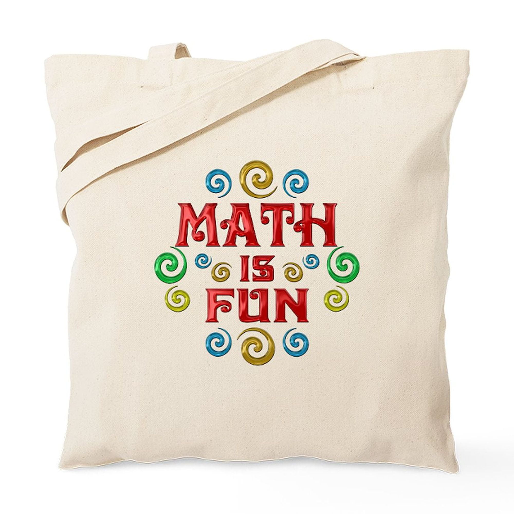 CafePress - Math Is Fun Tote Bag - Unisex Canvas Tote Bag, Beige, 1 ...