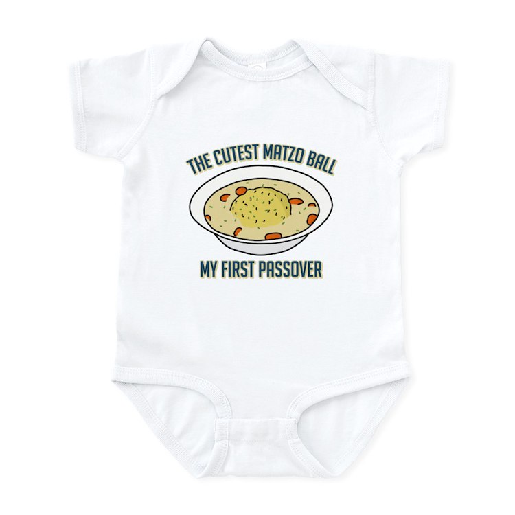 CafePress - Matzo Ball My First Passover Baby Light Bodysuit - Baby ...
