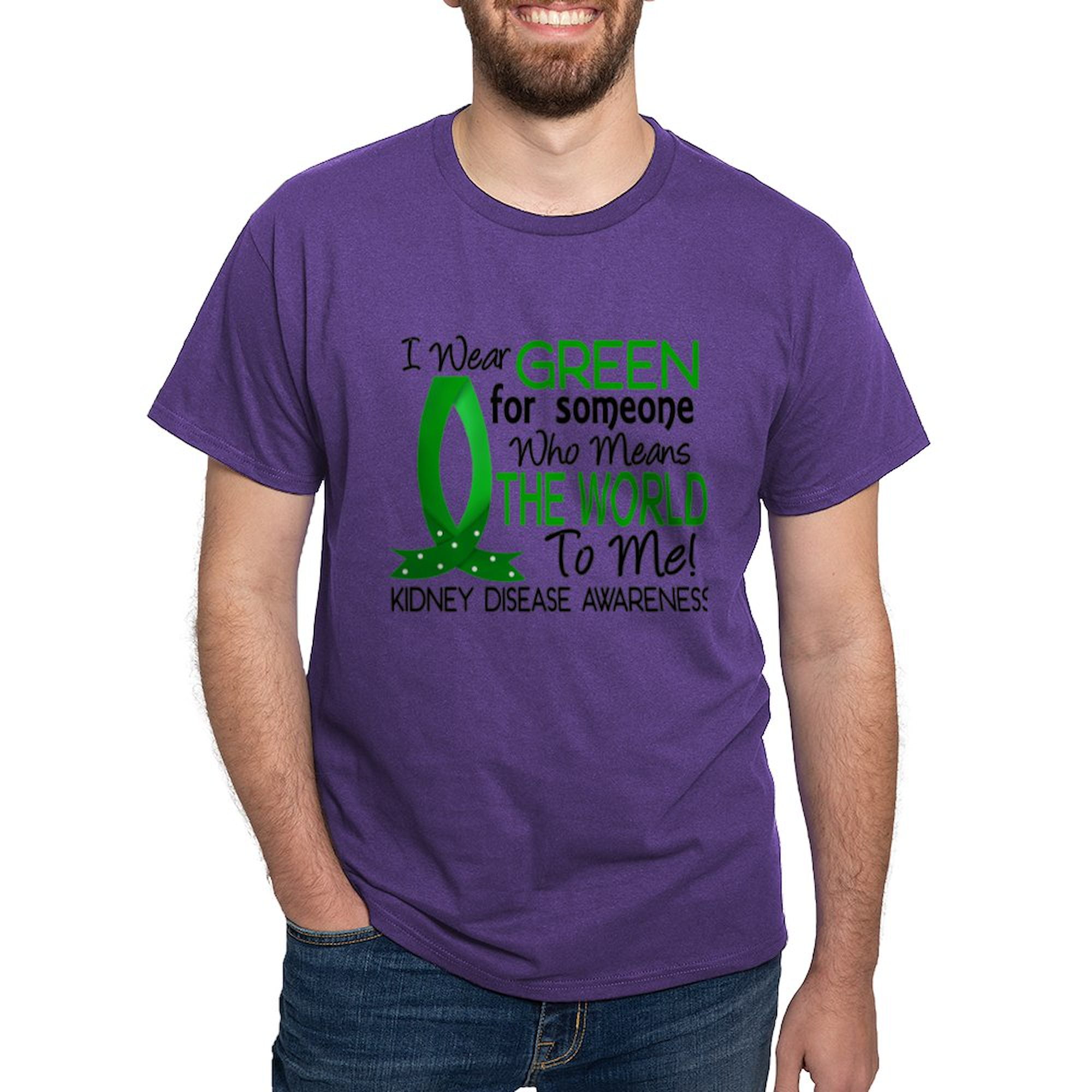 CafePress - Means World To Me 1 Kidney Disease Shirts Light T - Men's ...