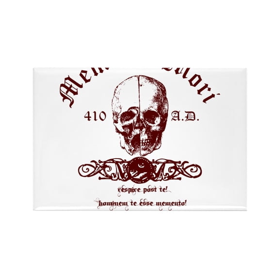 CafePress - Memento Mori - Rectangle Magnet, 2"x3" Refrigerator Magnet ...