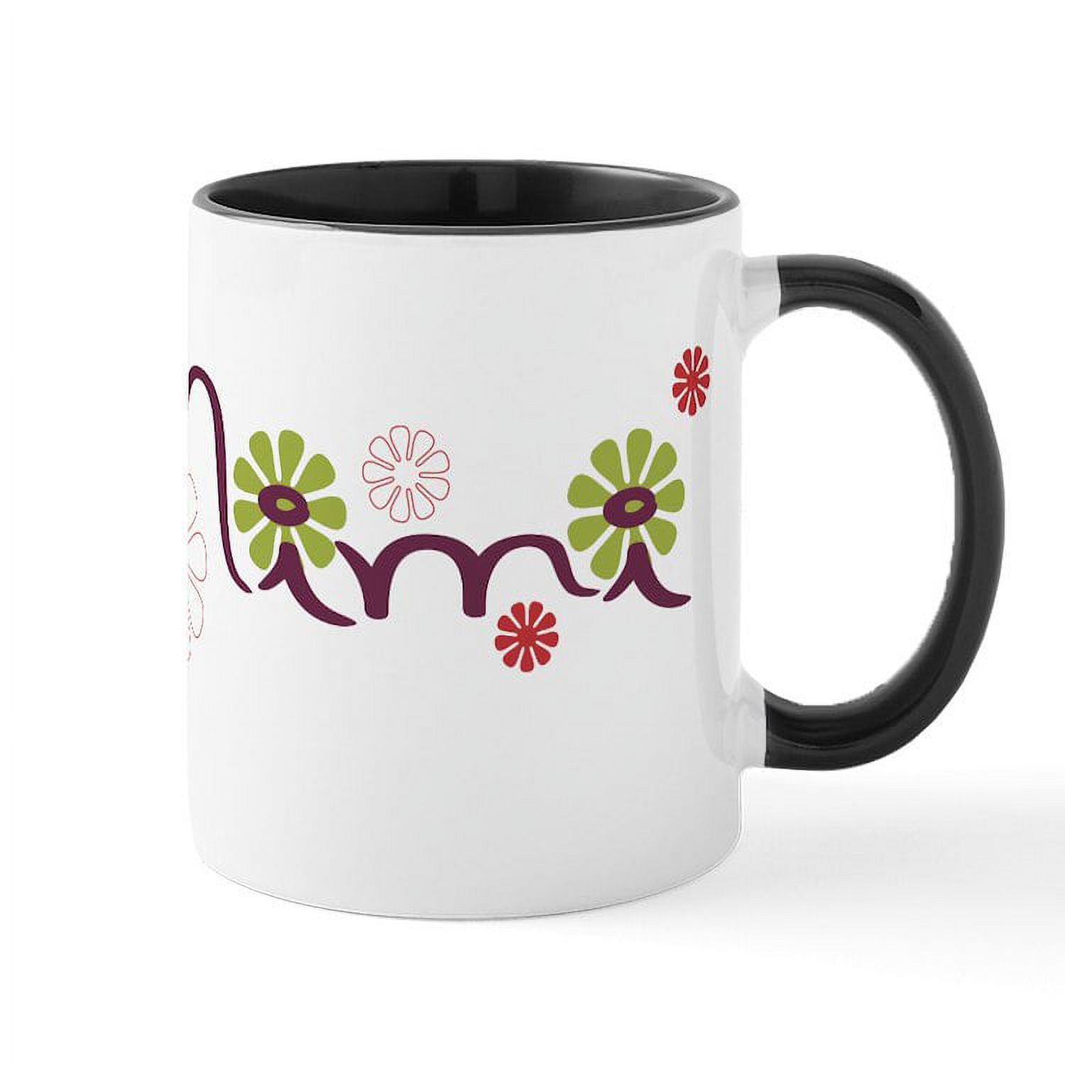 CafePress - Mimi Flowers Mug - 11 oz Ceramic Mug - Novelty Coffee Tea ...