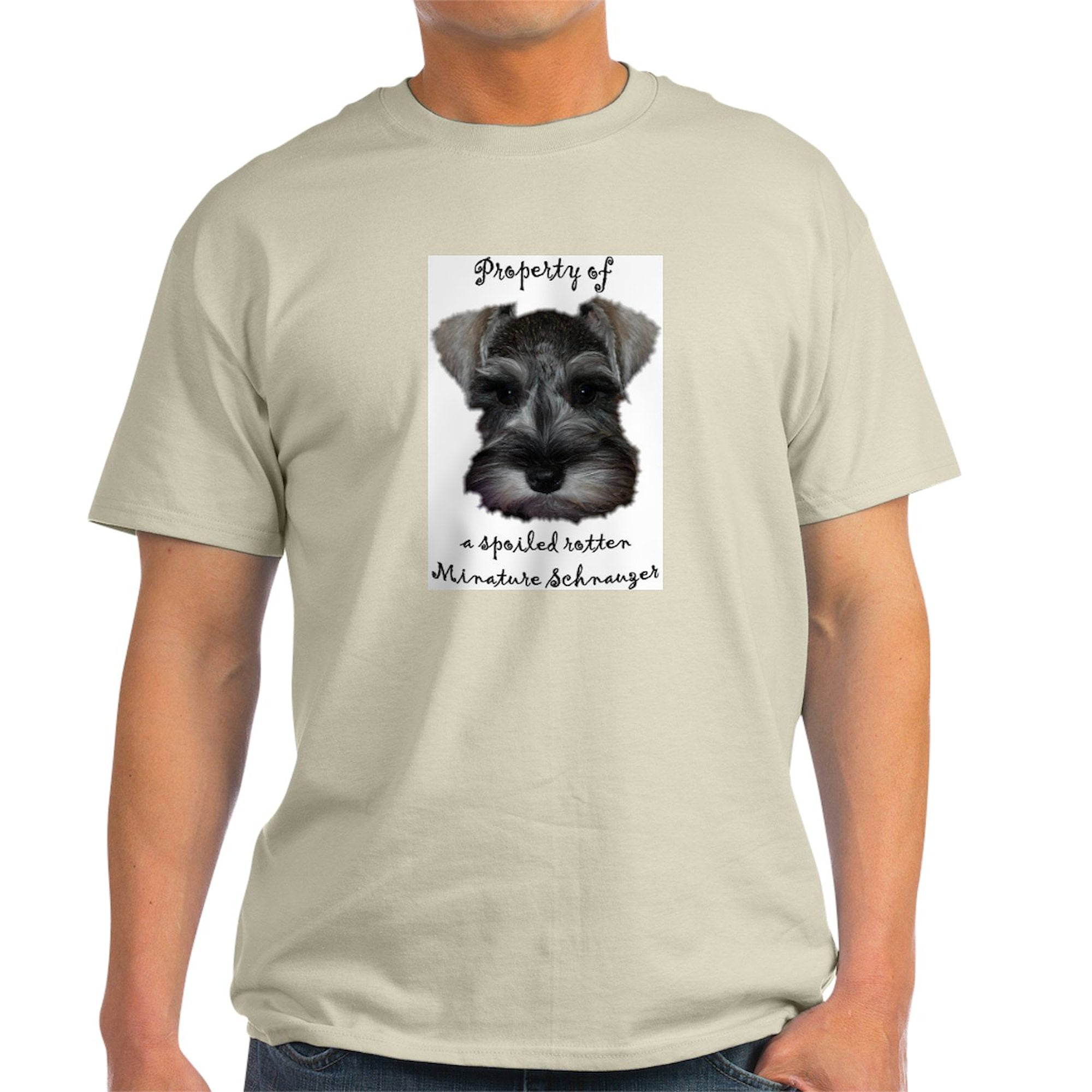 CafePress - Mini Schnauzer T Shirt - Men's Classic Graphic T-Shirt ...
