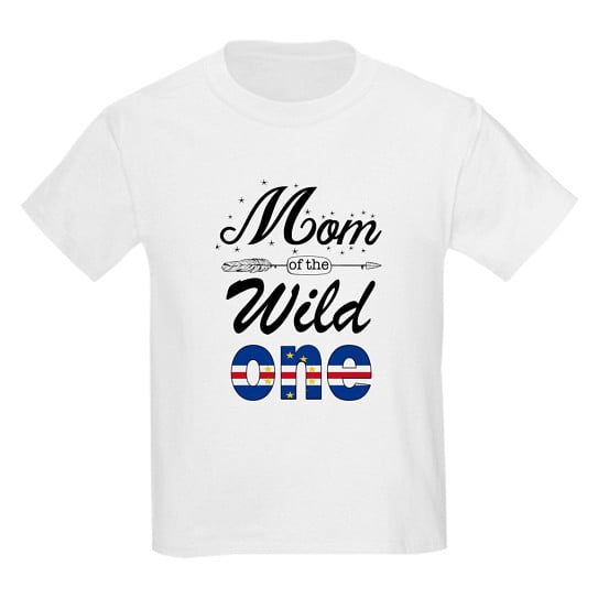 CafePress - Mom Wild One Cabo Verde Kids T Shirt - Classic Kids Graphic ...