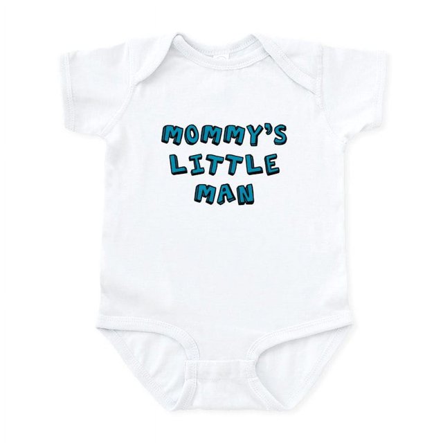 CafePress - Mommy's Little Man Baby Onesie - Baby Light Bodysuit, Size Newborn - 24 Months ...