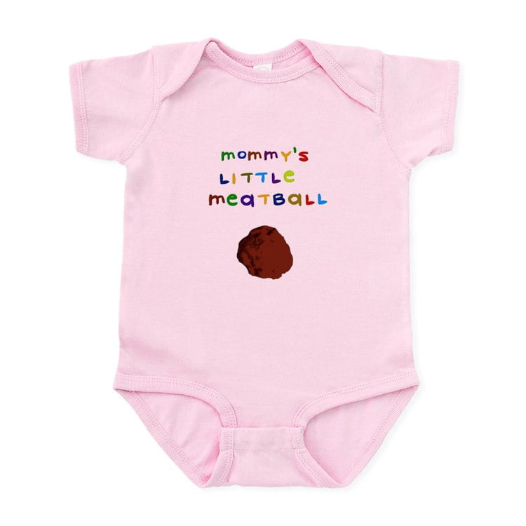 CafePress - Mommy's Little Meatball Infant Bodysuit - Baby Light ...