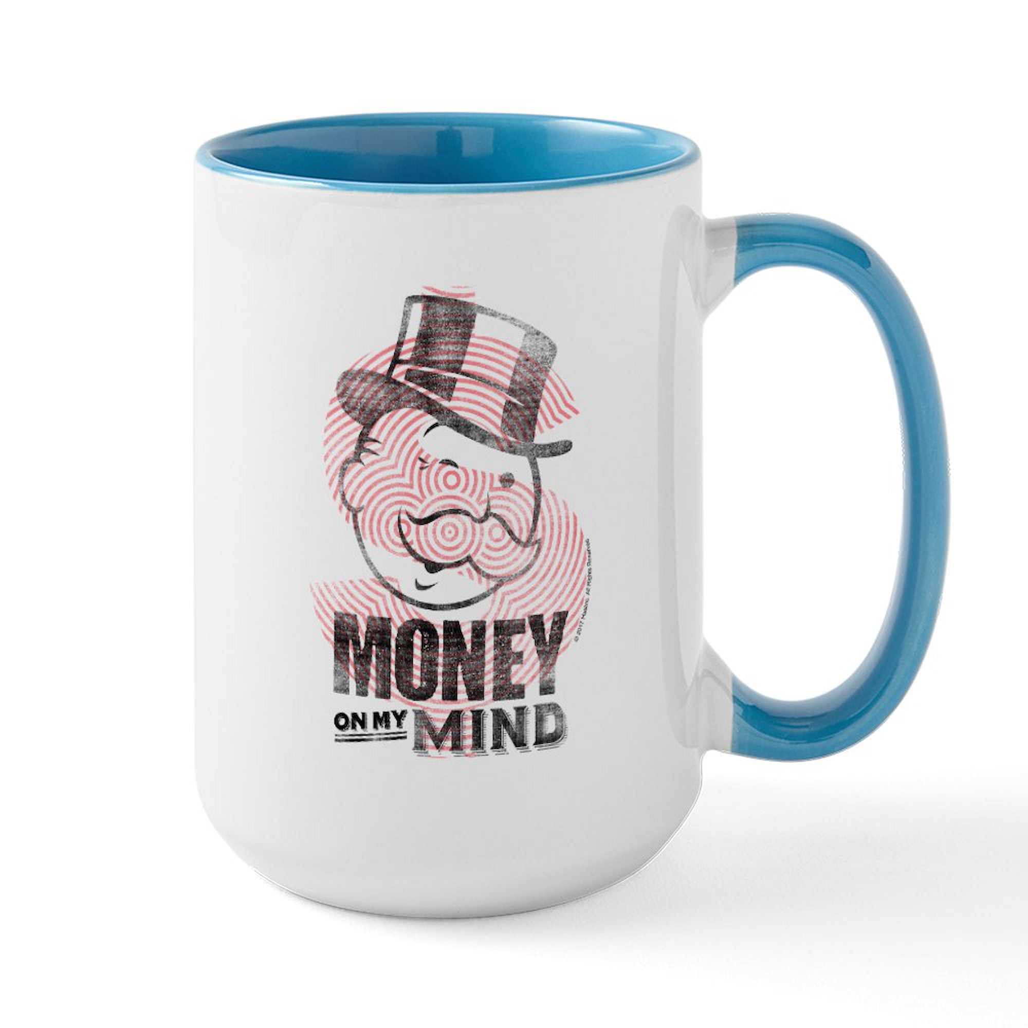 CafePress - Monopoly Money On My Mind Mugs - 15 oz Ceramic Large White ...