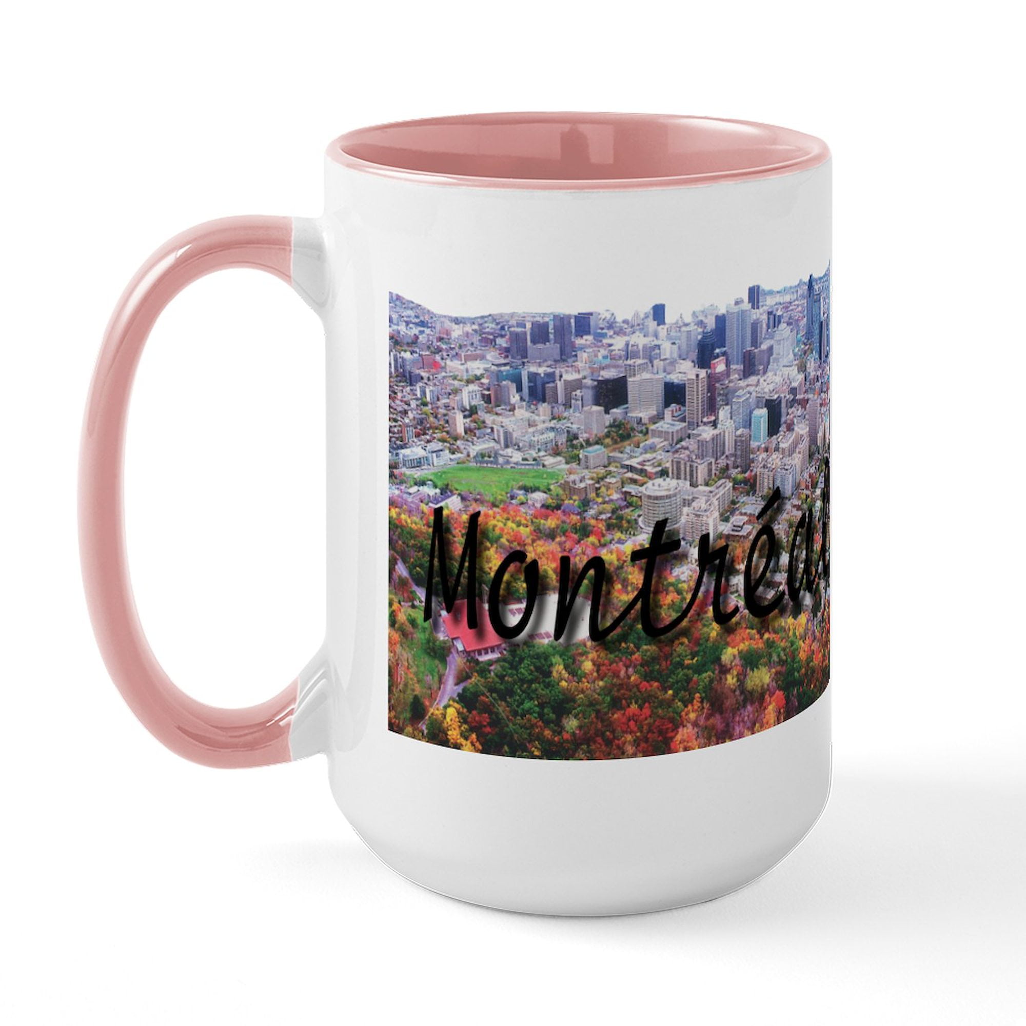 CafePress - Montreal City Signature Cente Large Mug - 15 oz Ceramic ...
